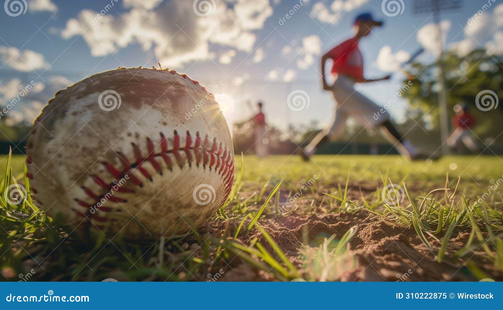 Baseball Players Celebrating with Bats in the Air on the Field, AI ...