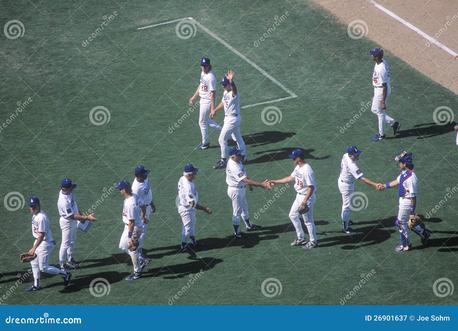 Baseball Players Greeting Each Other Editorial Photography - Image of ...