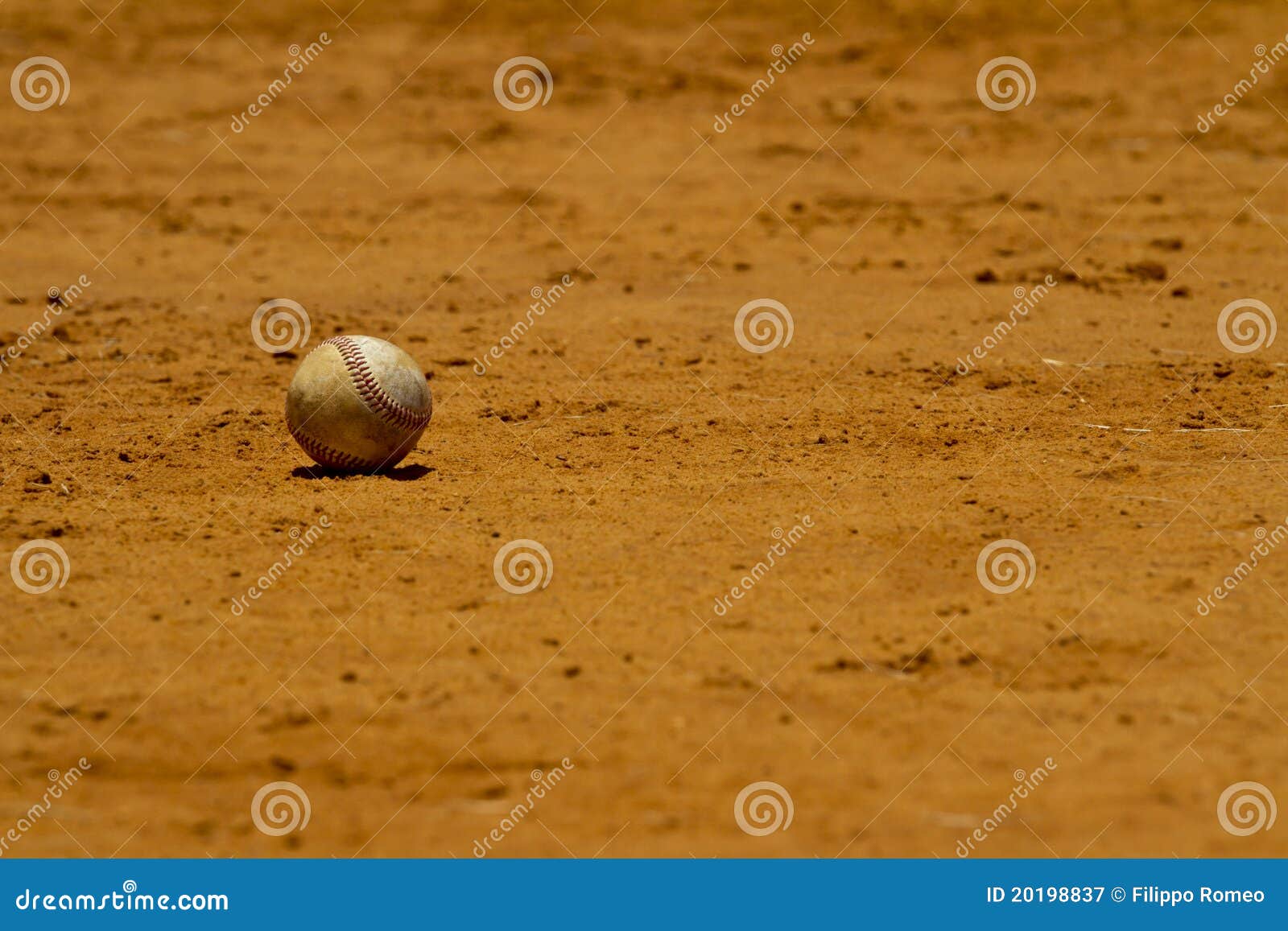 Baseball on playing field stock image. Image of copy - 20198837