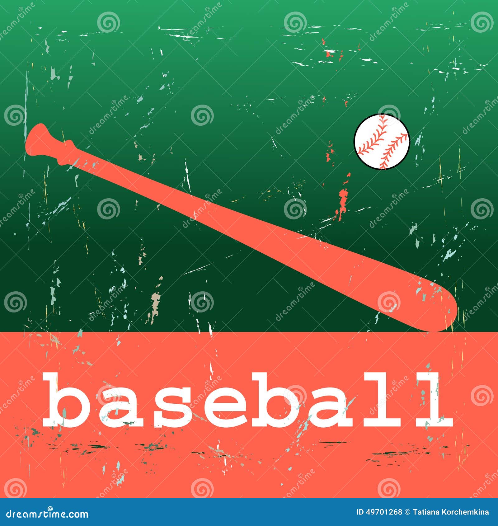 Baseball poster stock vector. Illustration of graphic - 49701268