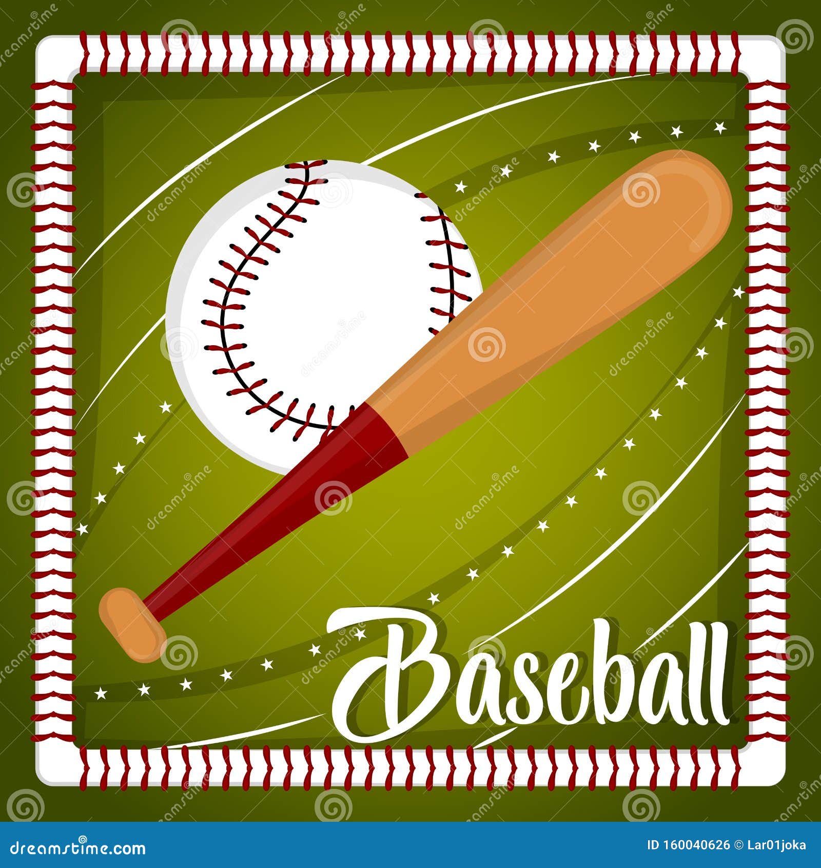 Baseball Poster Illustration Stock Vector - Illustration of competition ...