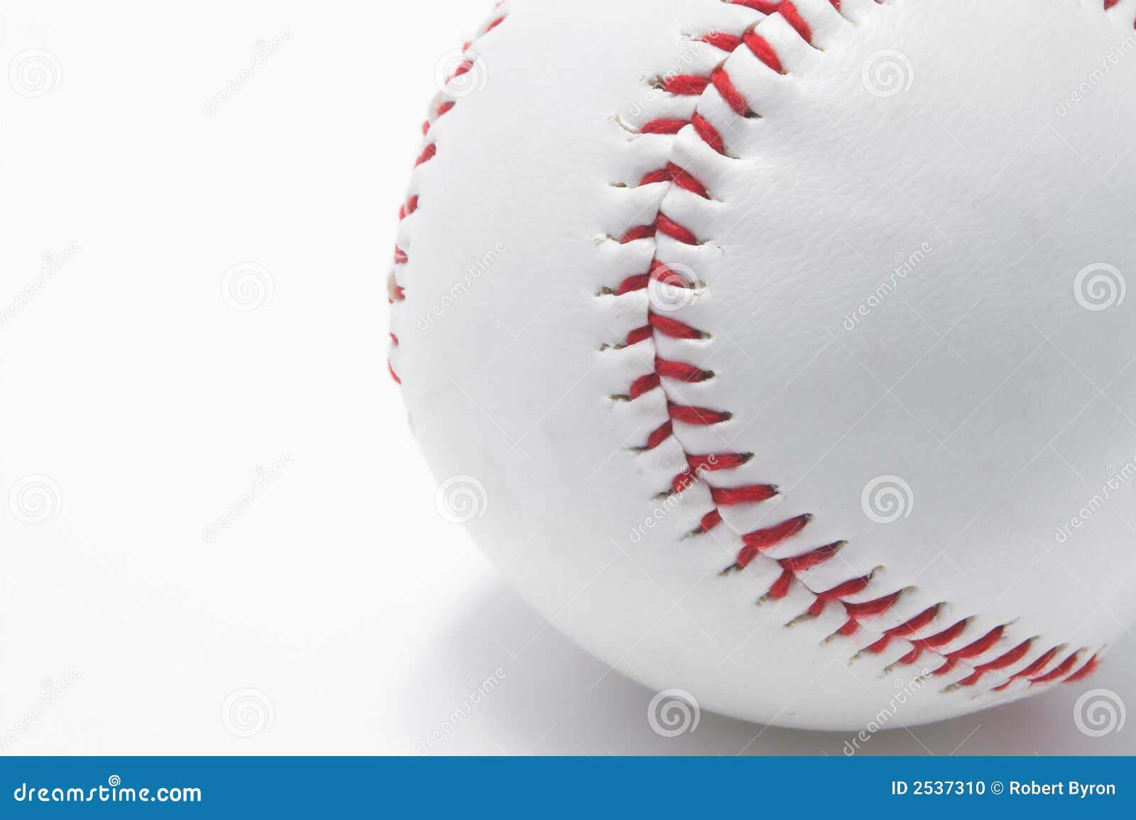 Baseball - Red Stitching stock photo. Image of athletics - 2537310