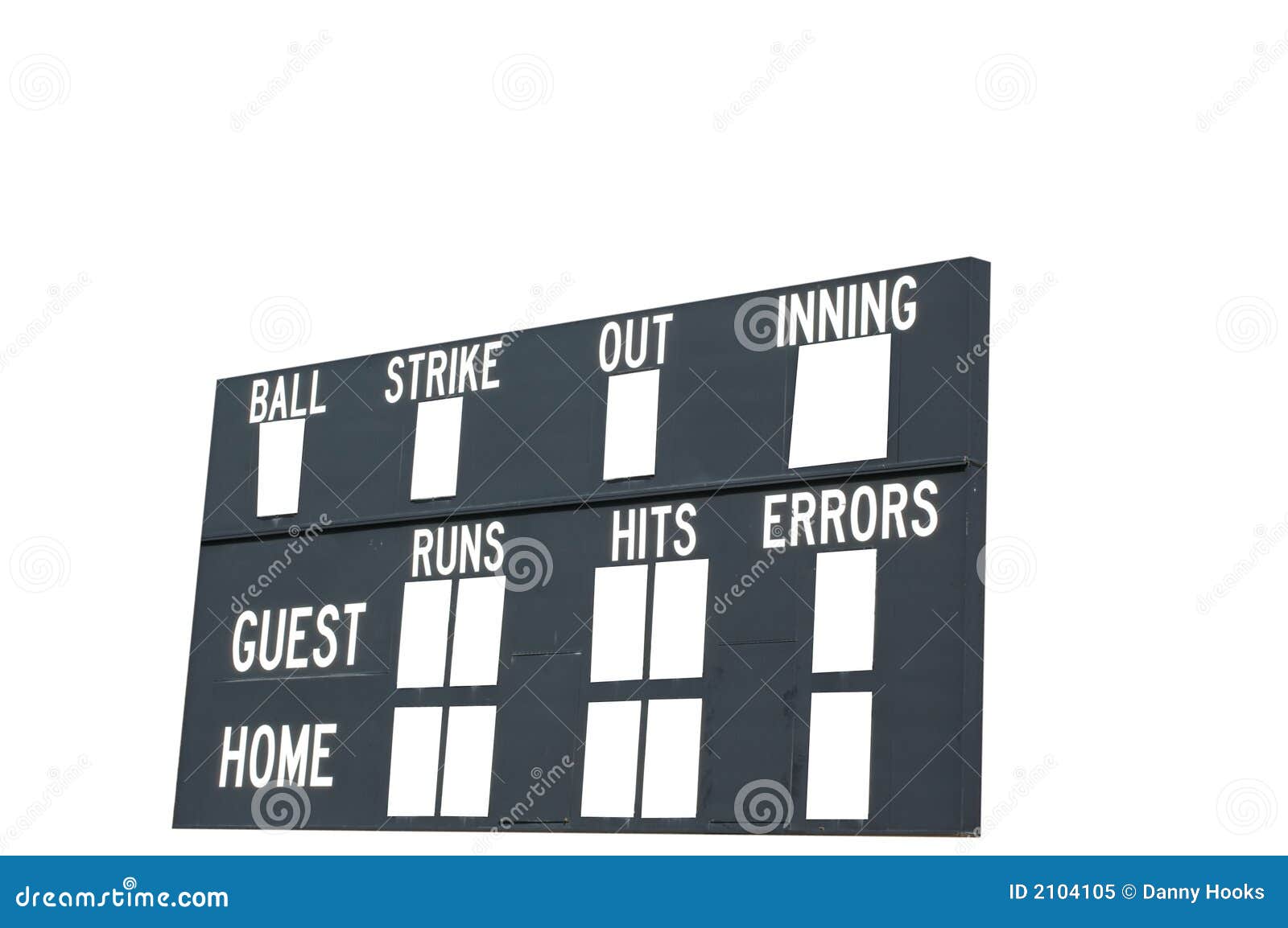 Baseball Scoreboard stock image. Image of sport, score - 2104105