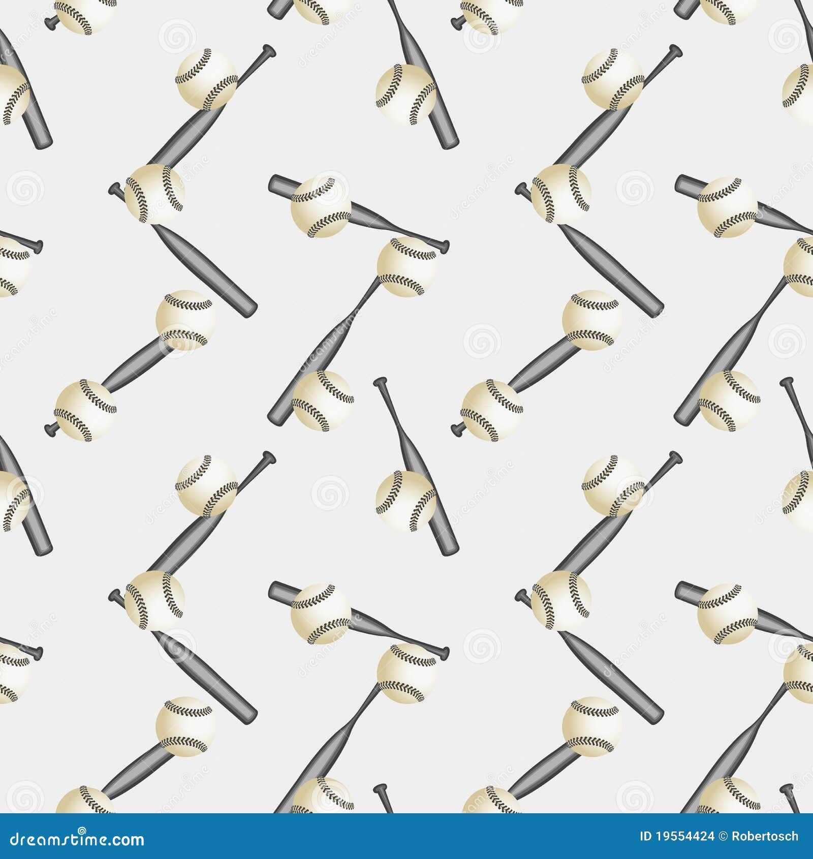Baseball Seamless Pattern. Cute Doodle Hand Drawn Baseballs Background ...