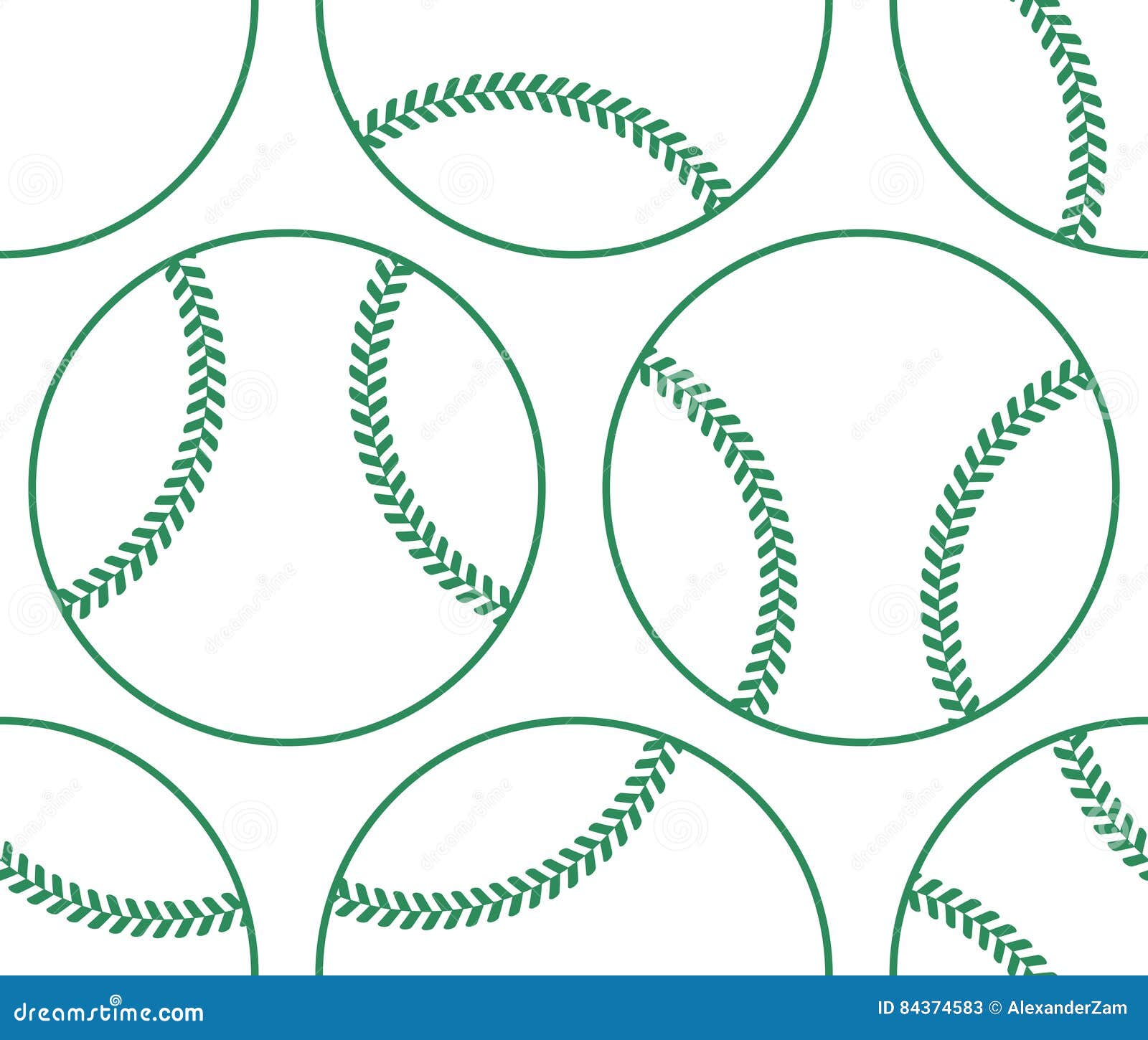 Baseball seamless pattern stock vector. Illustration of leisure - 84374583