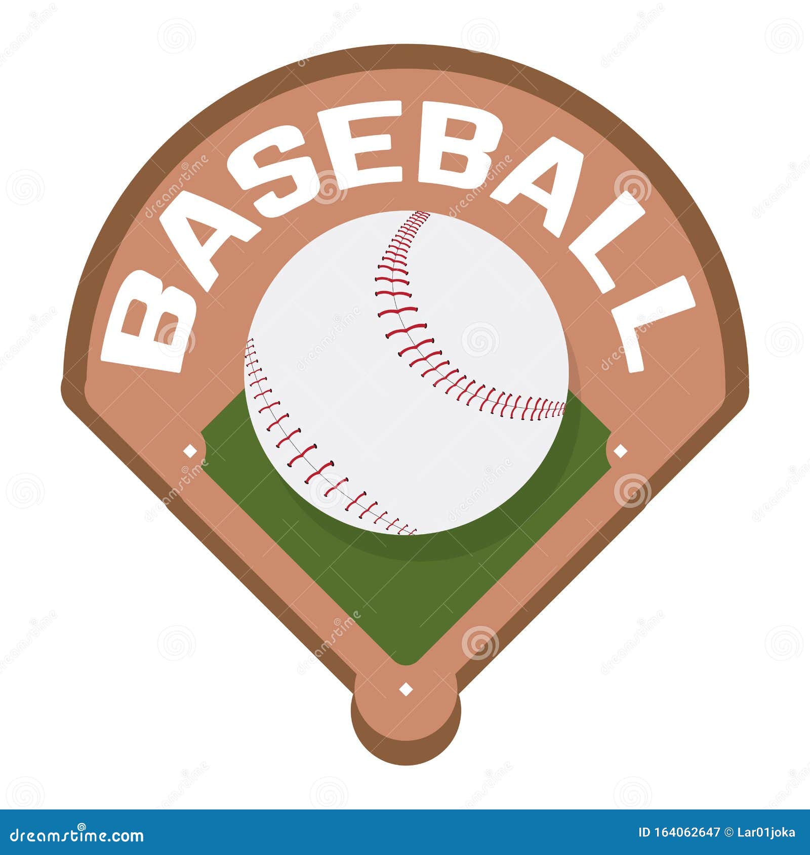 Baseball Shield Illustration Stock Vector - Illustration of symbol ...