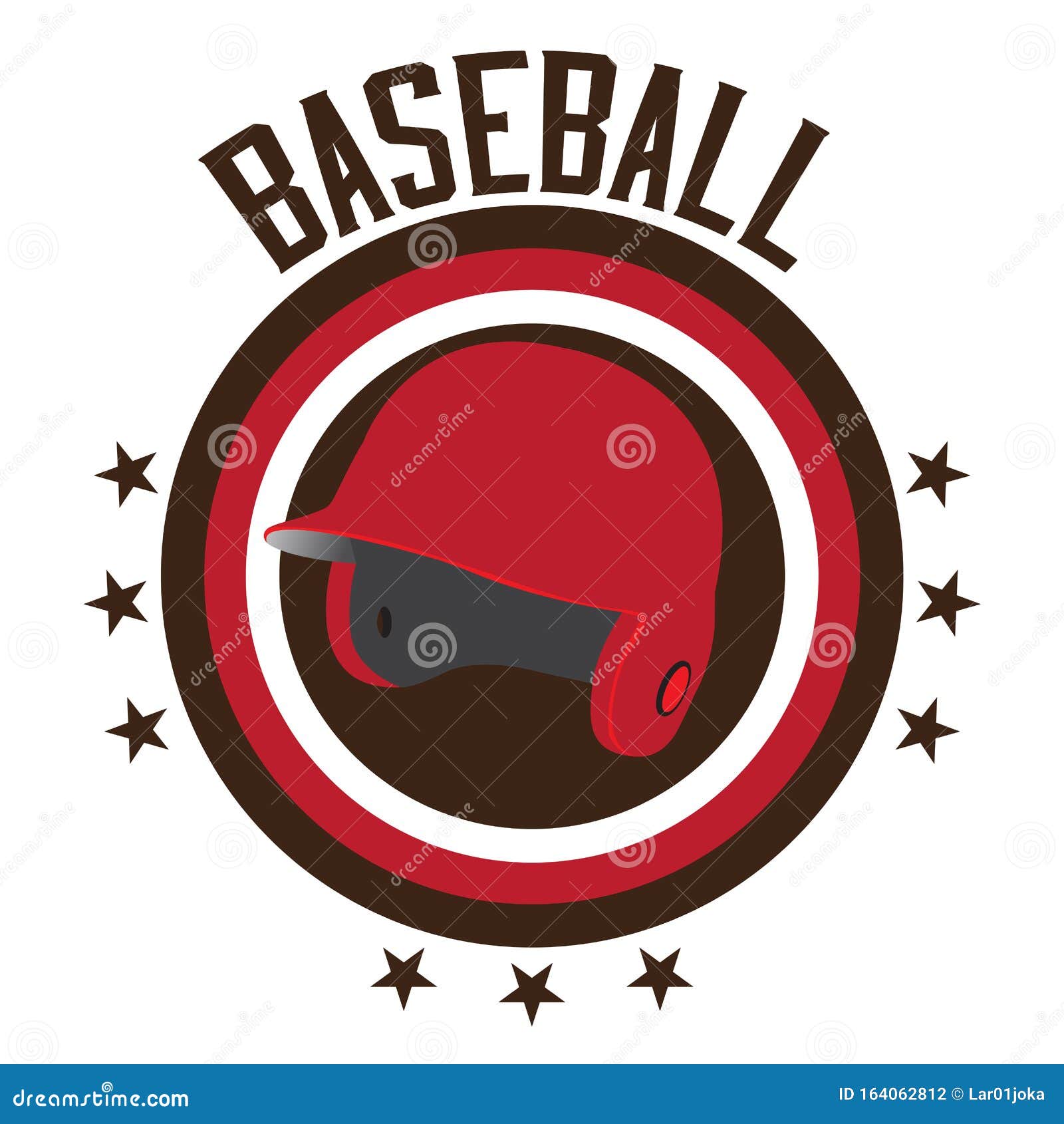 Baseball Shield Illustration Stock Vector - Illustration of button ...