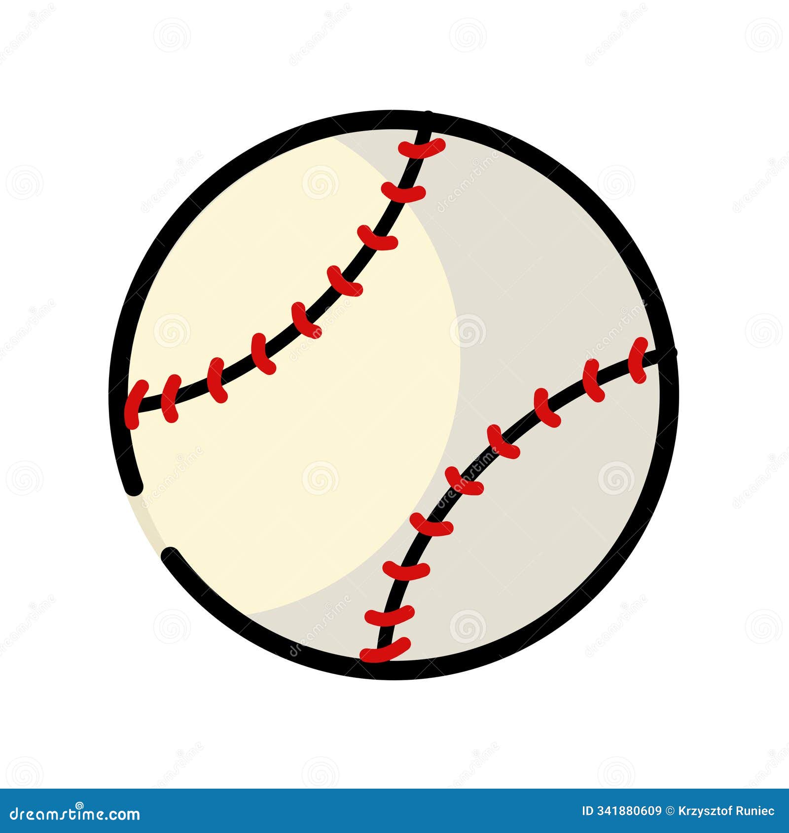 Baseball - Simple Vector Illustration Stock Illustration - Illustration ...