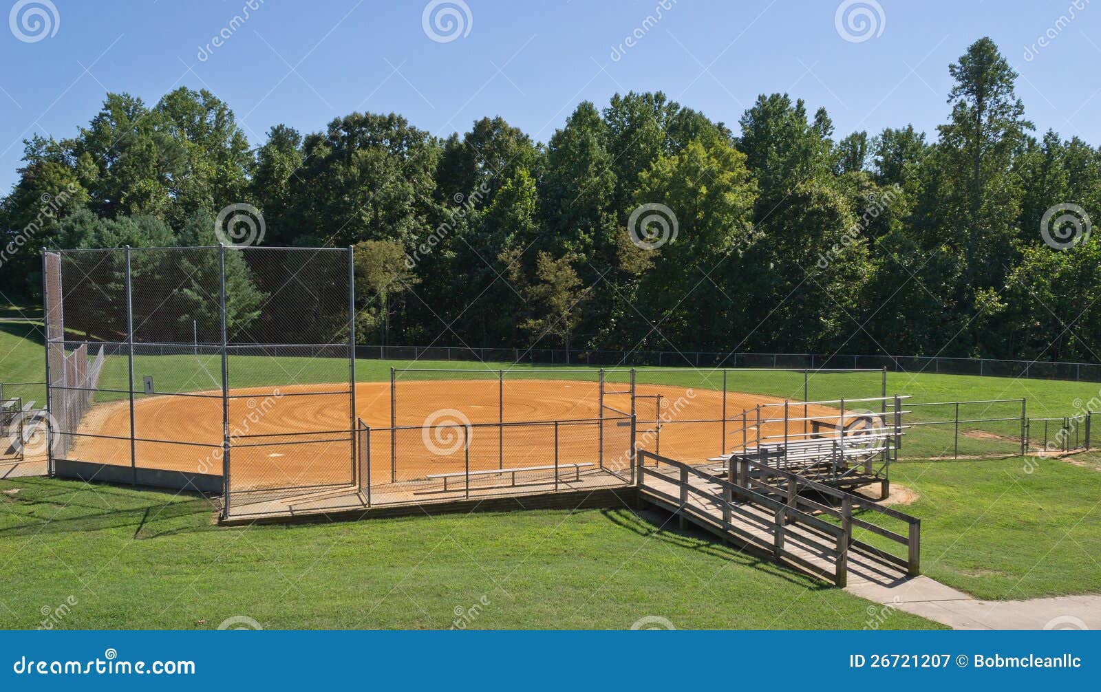 Baseball or Softball Diamond Stock Image - Image of sports ...