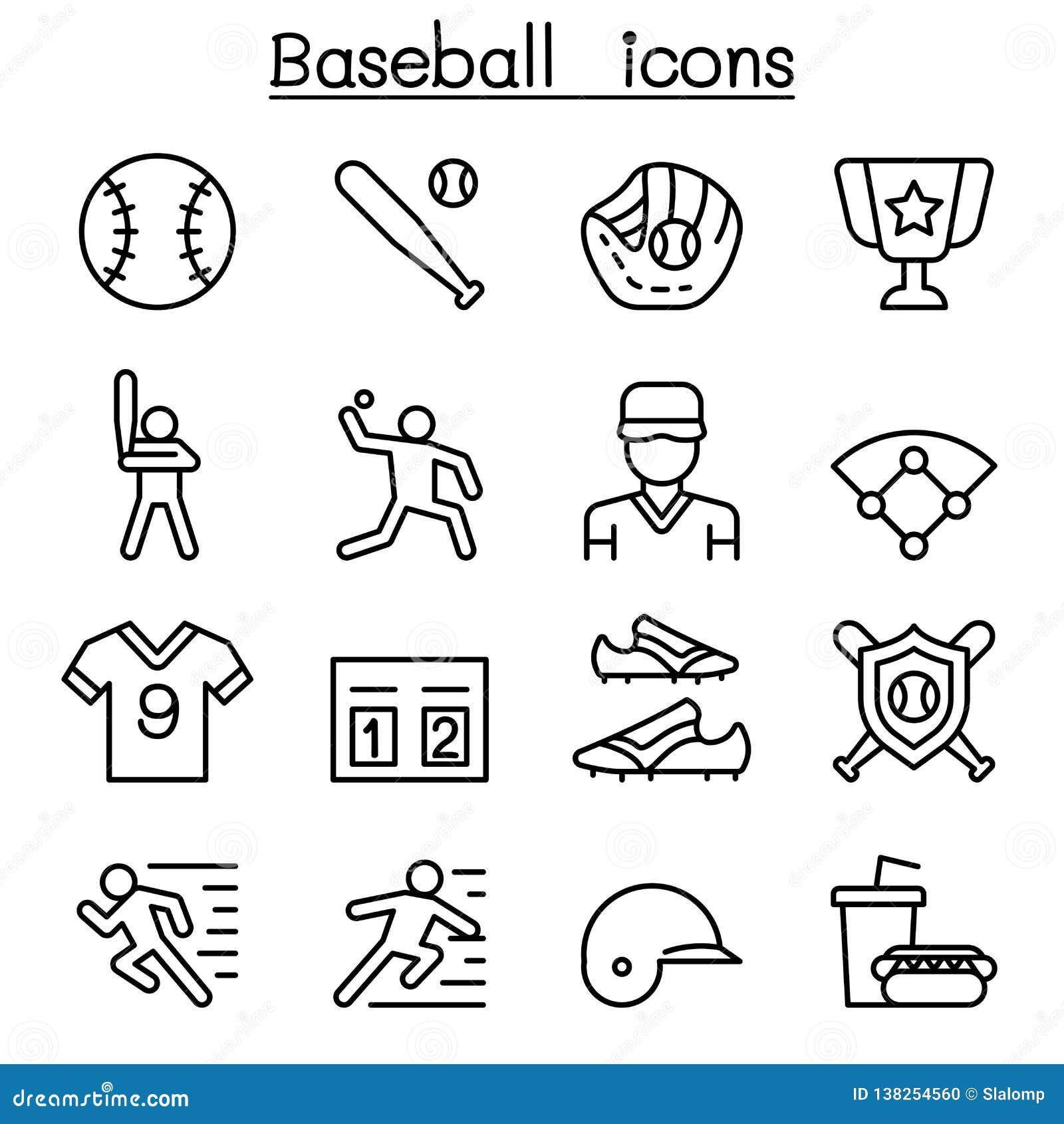 Softball Icon. Trendy Flat Vector Softball Icon On White Background ...