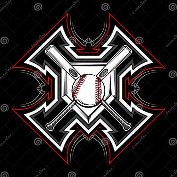 Baseball / Softball Tribal Vector Image Stock Vector - Illustration of ...