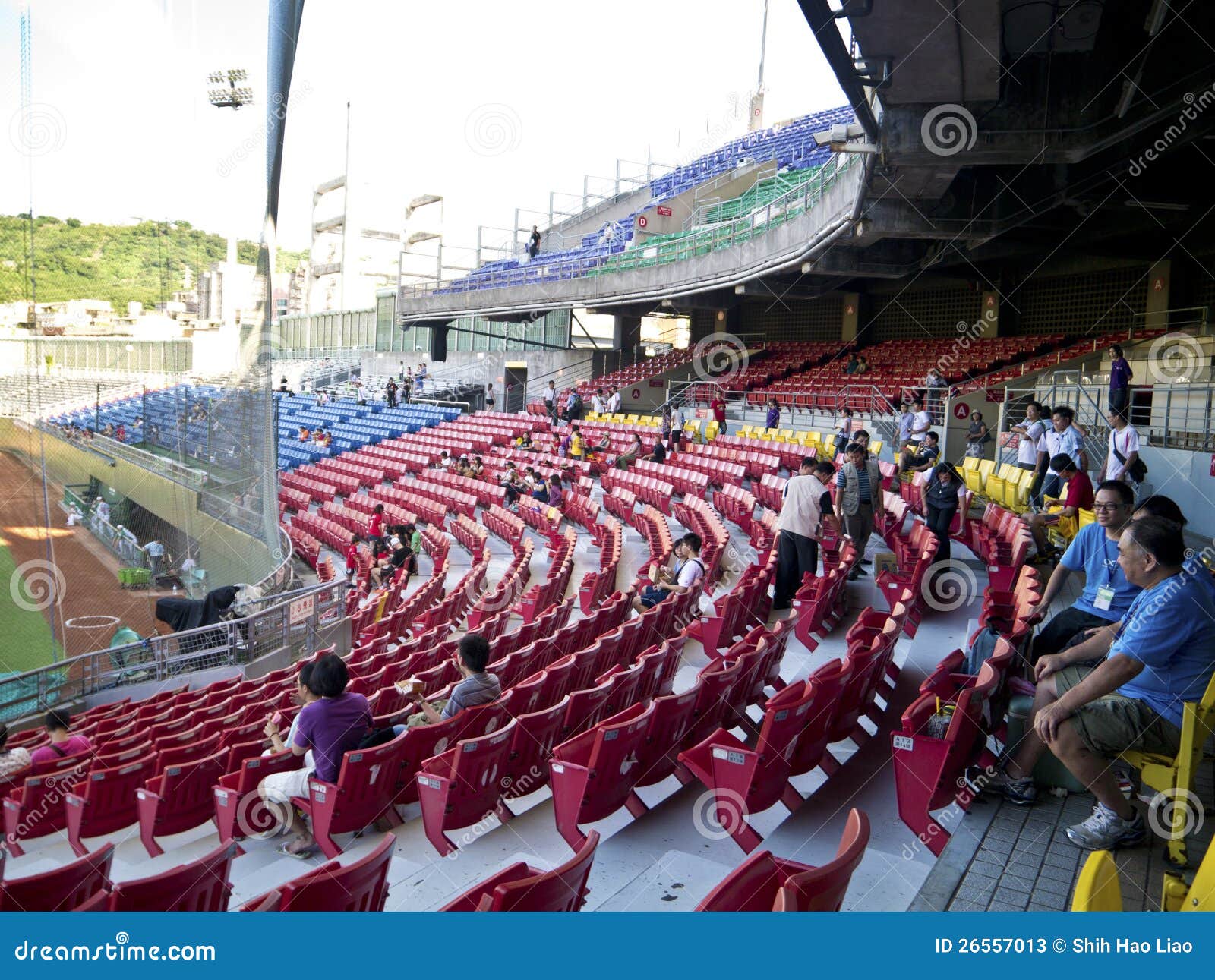 Baseball spectators editorial stock photo. Image of bull - 26557013