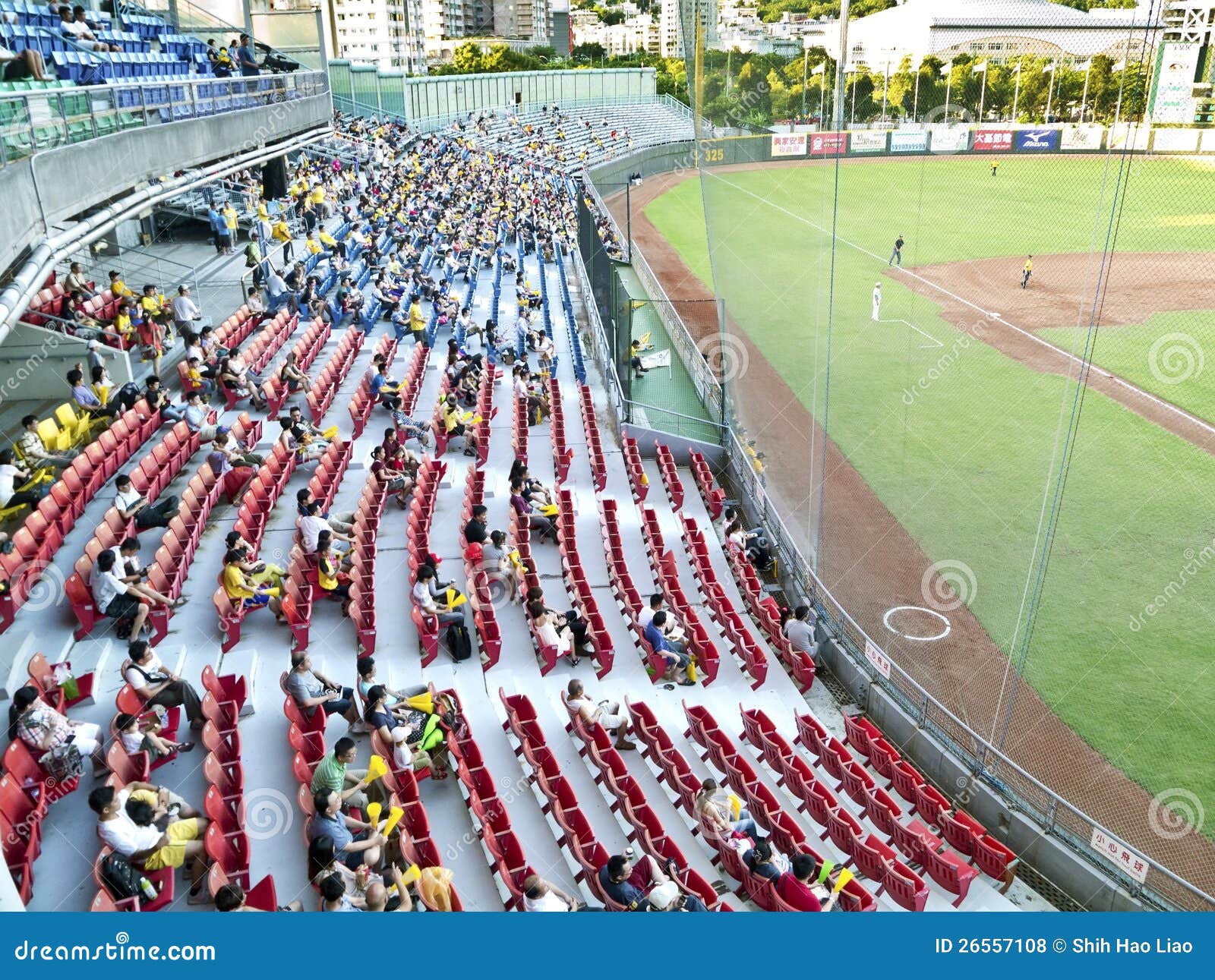 Baseball spectators editorial stock photo. Image of school - 26557108