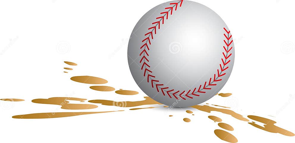 Baseball splat stock vector. Illustration of details, foul - 9014130