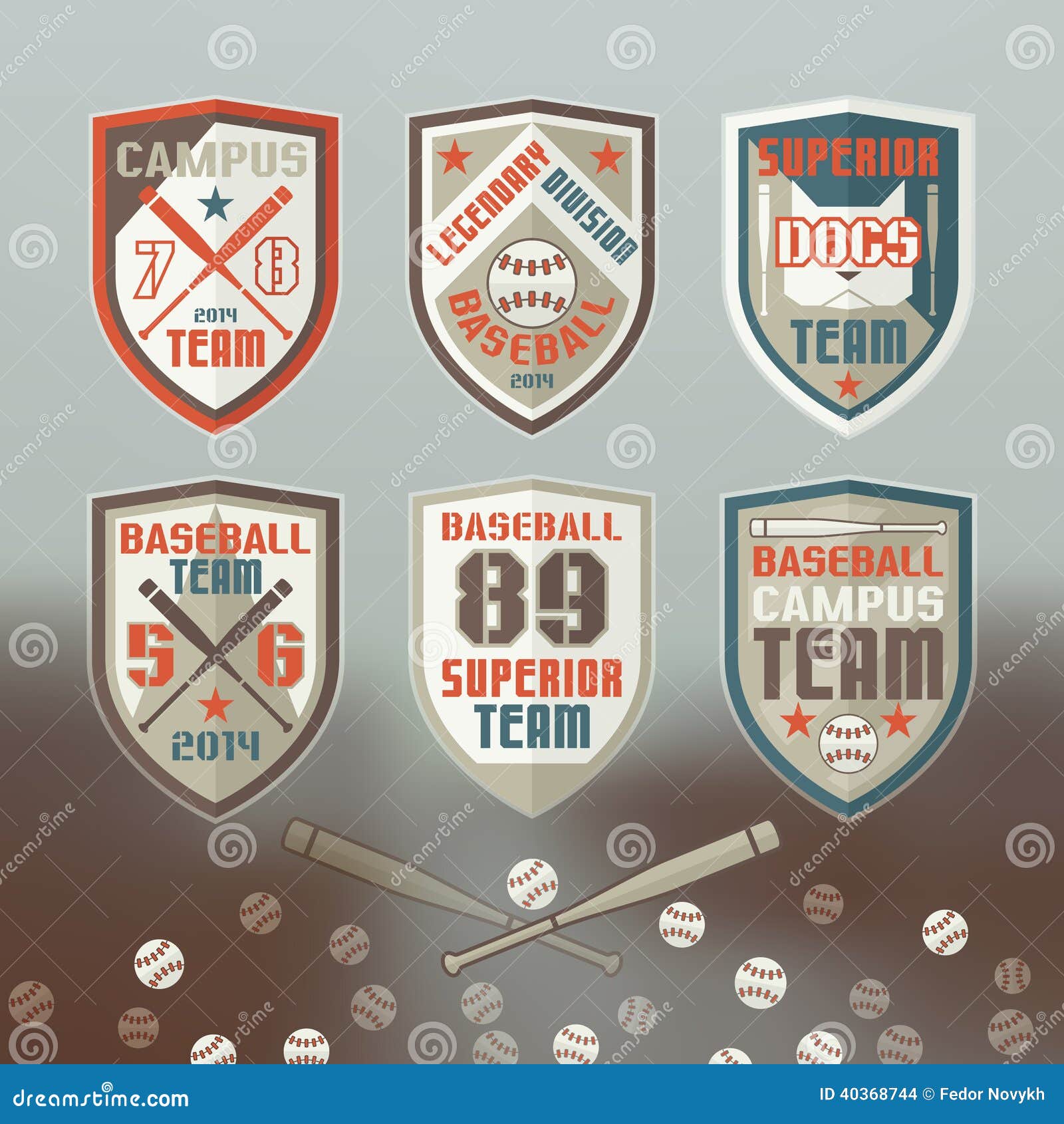 Baseball sport emblem stock vector. Illustration of emblem - 40368744