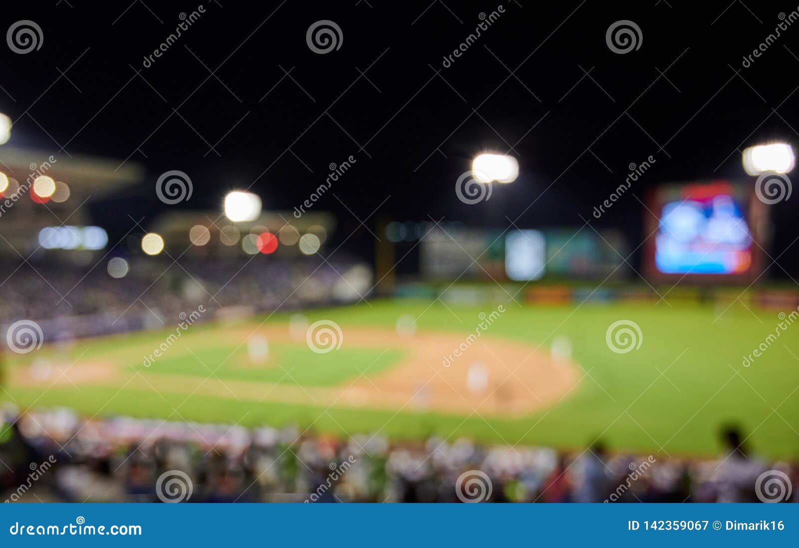 Baseball Sport Game Blurred Background Stock Image - Image of ...