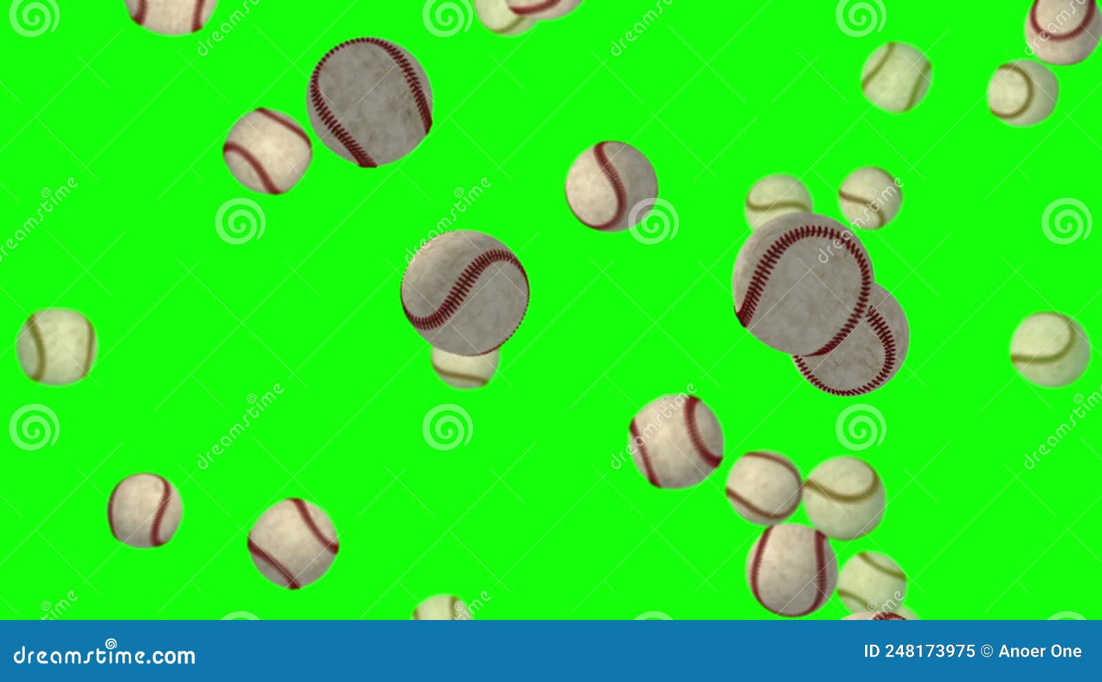 Baseball Sport Loop Green Screen Stock Video - Video of sports, game ...