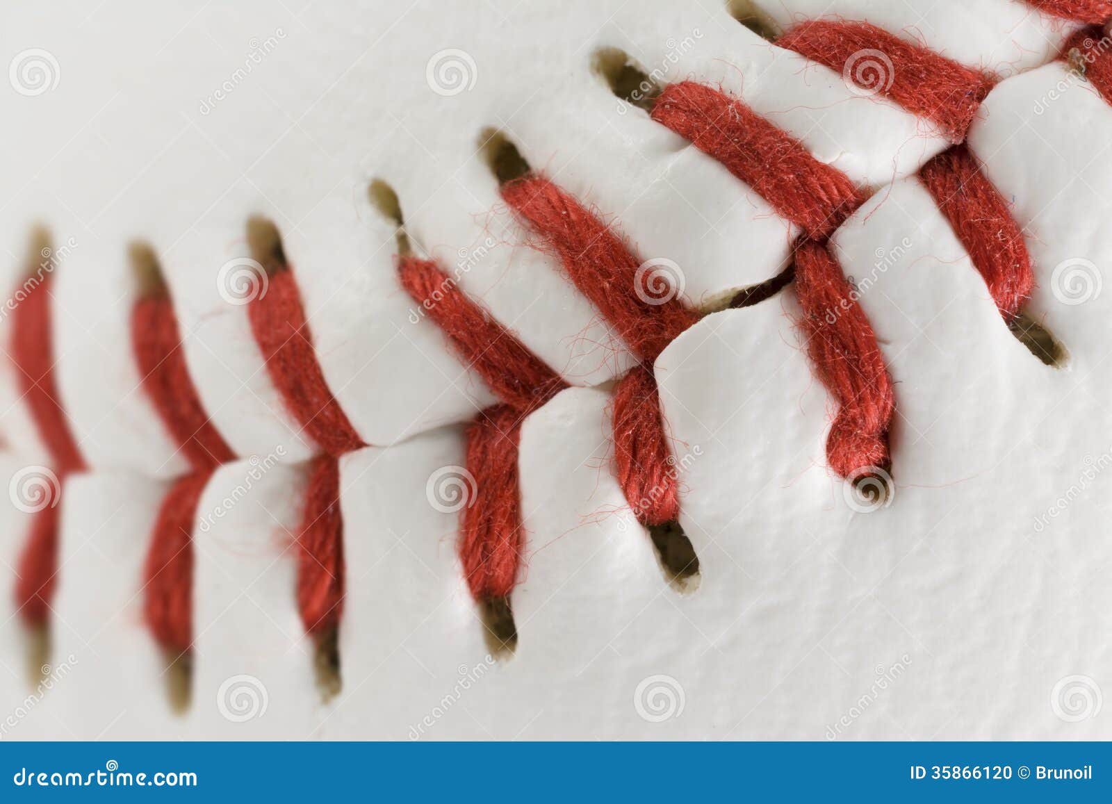 Baseball Stitch Detail stock photo. Image of background - 35866120