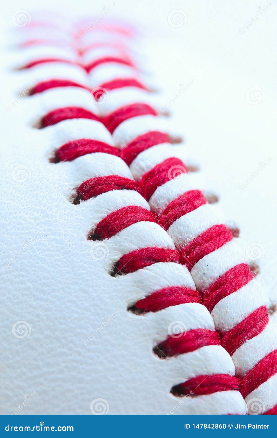 Baseball Stitching stock photo. Image of homerun, equipment - 147842860