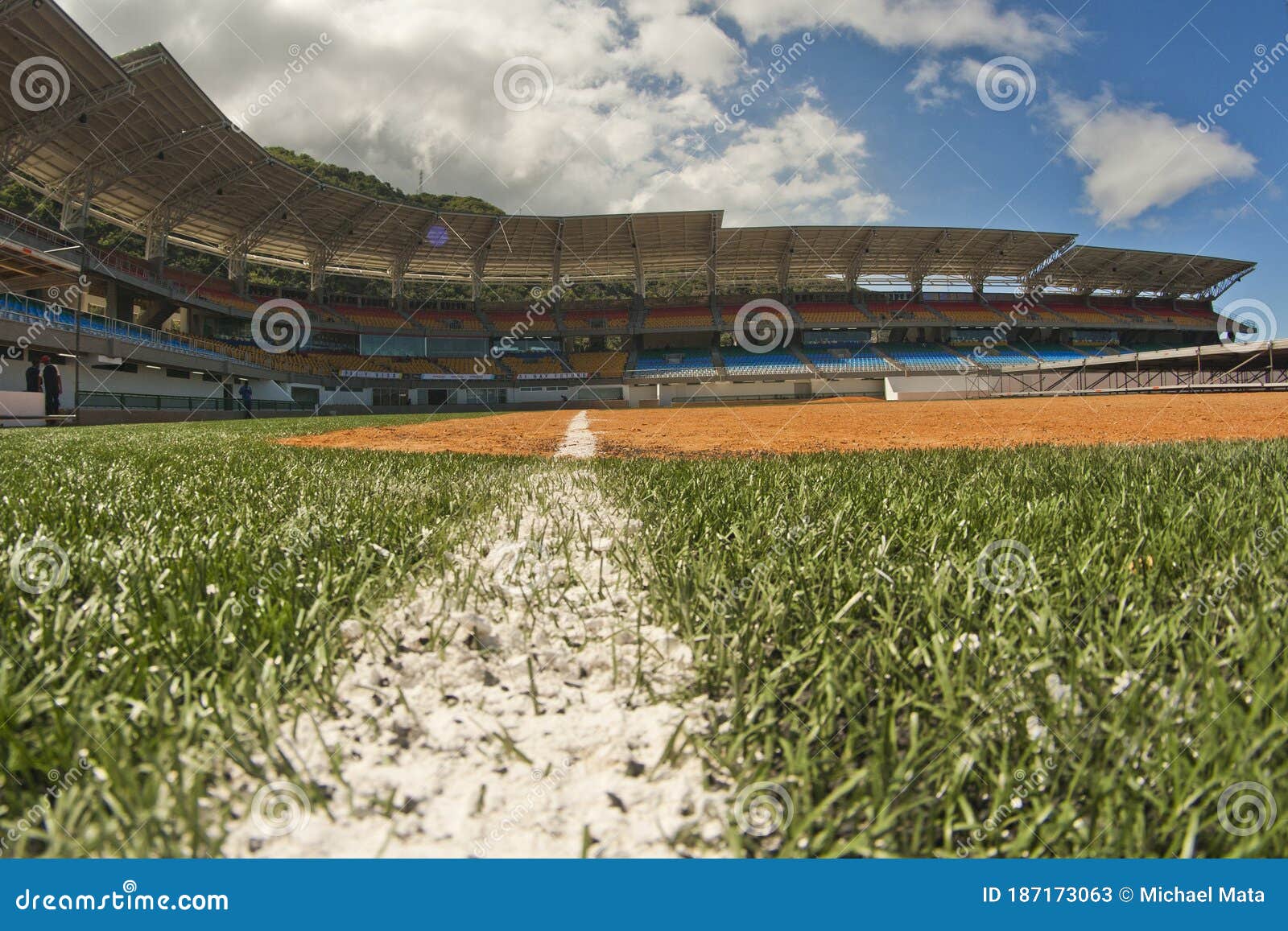 Baseball Summer Parkfield editorial stock photo. Image of building ...