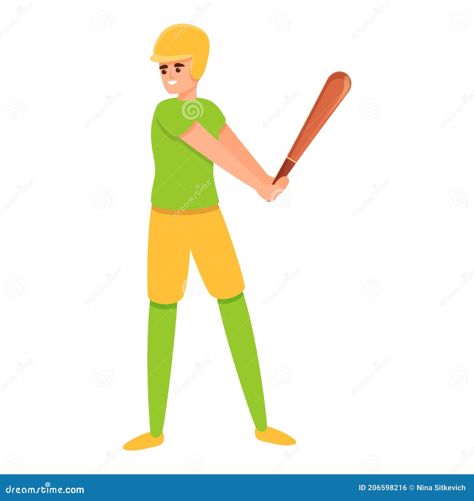Baseball Training Icon, Cartoon Style Stock Illustration - Illustration ...