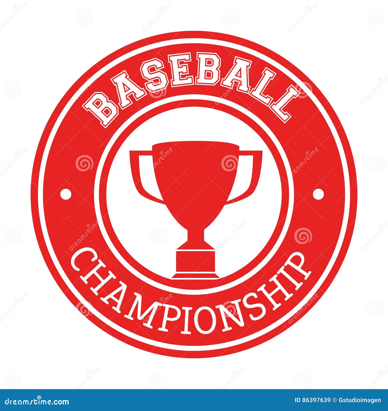 Baseball Trophy Winner Icon Stock Vector - Illustration of award ...