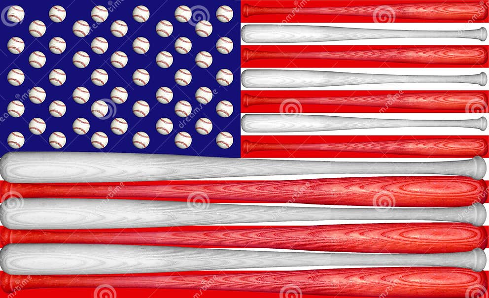 Baseball US Flag stock image. Image of patriotism, series - 1312901
