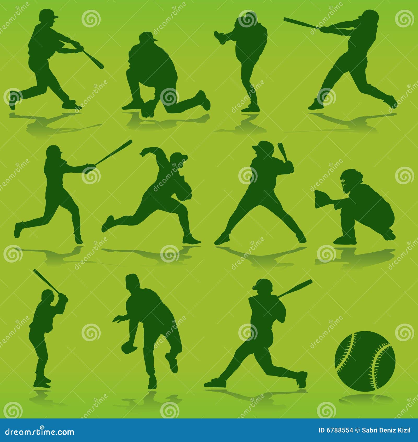 Baseball vector stock vector. Illustration of play, team - 6788554