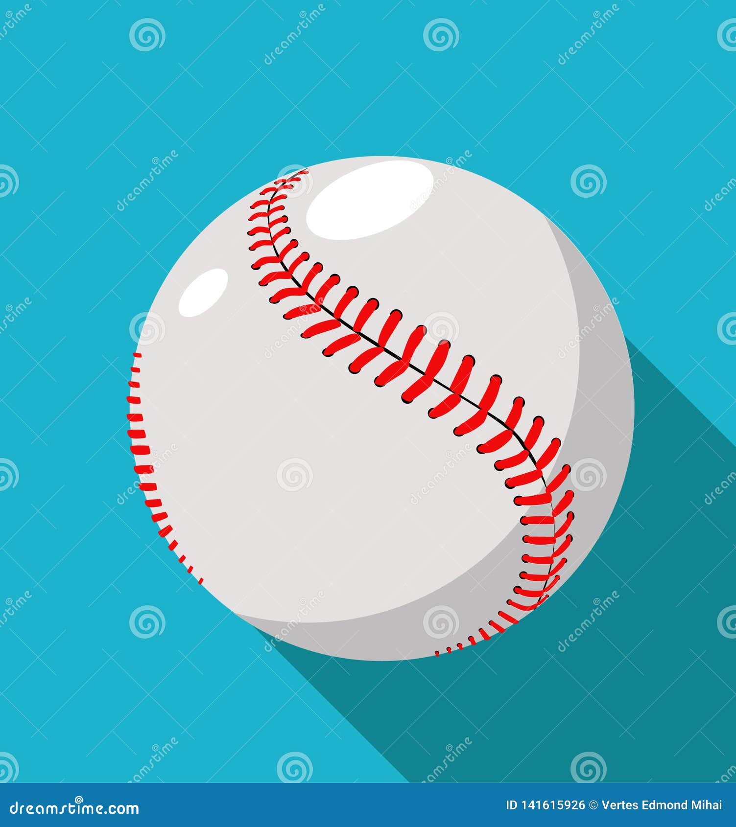 Baseball Vector Illustration Stock Vector - Illustration of pitcher ...