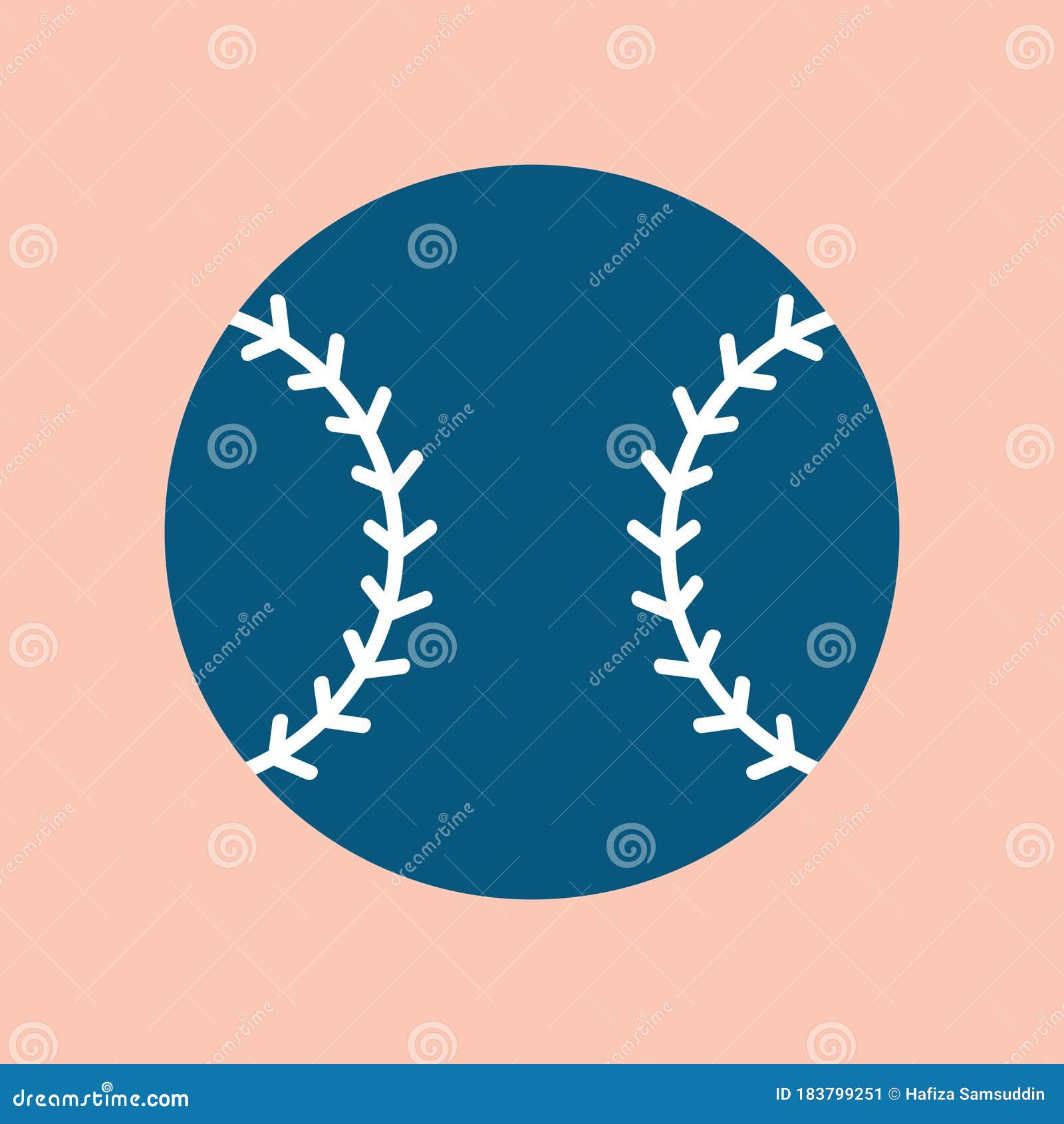 Baseball. Vector Illustration Decorative Background Design Stock ...