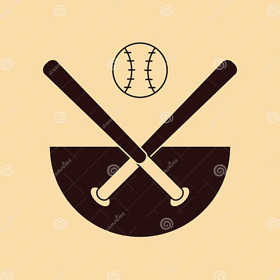 Baseball. Vector Illustration Decorative Design Stock Vector ...