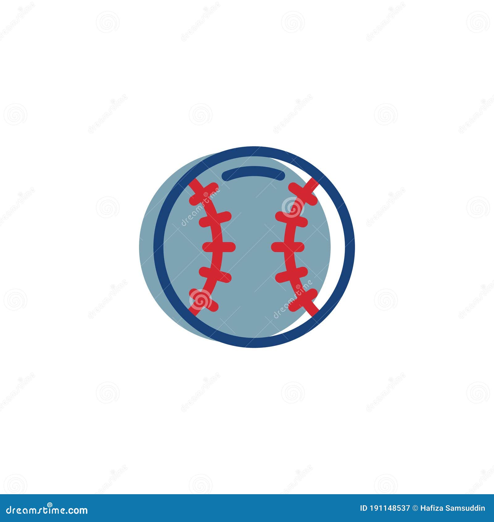 Baseball. Vector Illustration Decorative Design Stock Vector ...