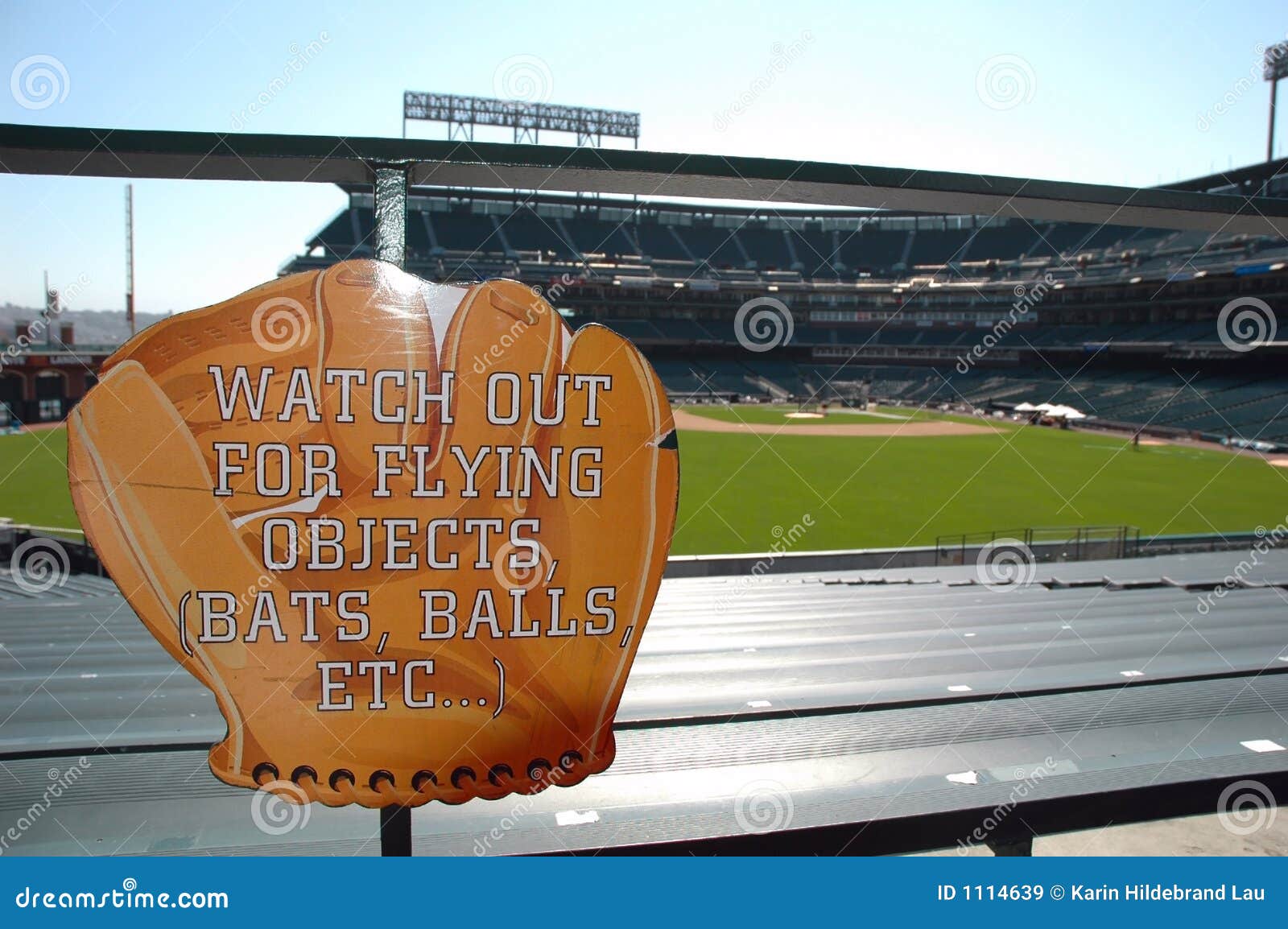 Baseball Warning stock image. Image of francisco, giants - 1114639