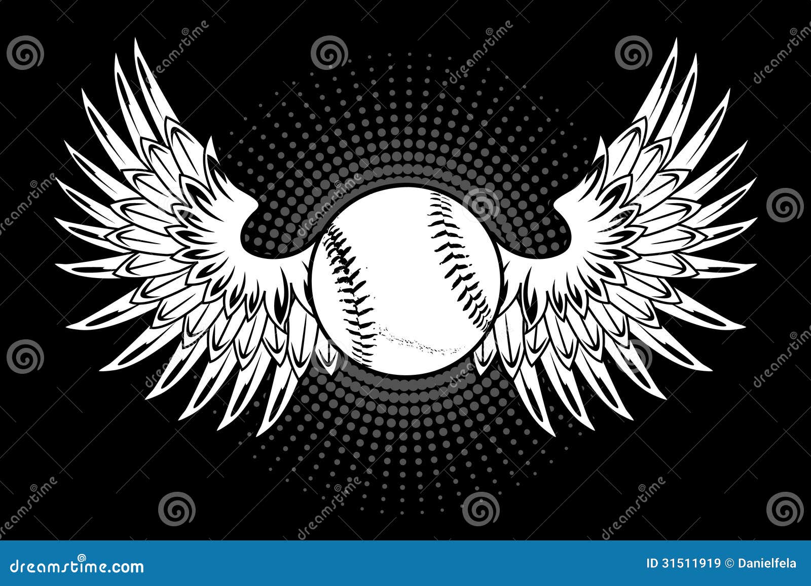 Baseball Wings Stock Illustrations – 81 Baseball Wings Stock ...