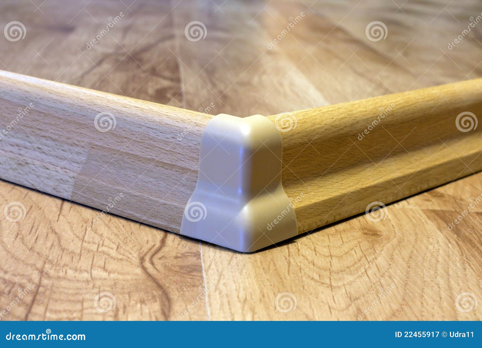 Baseboard stock image. Image of chamfered, primed, three - 22455917