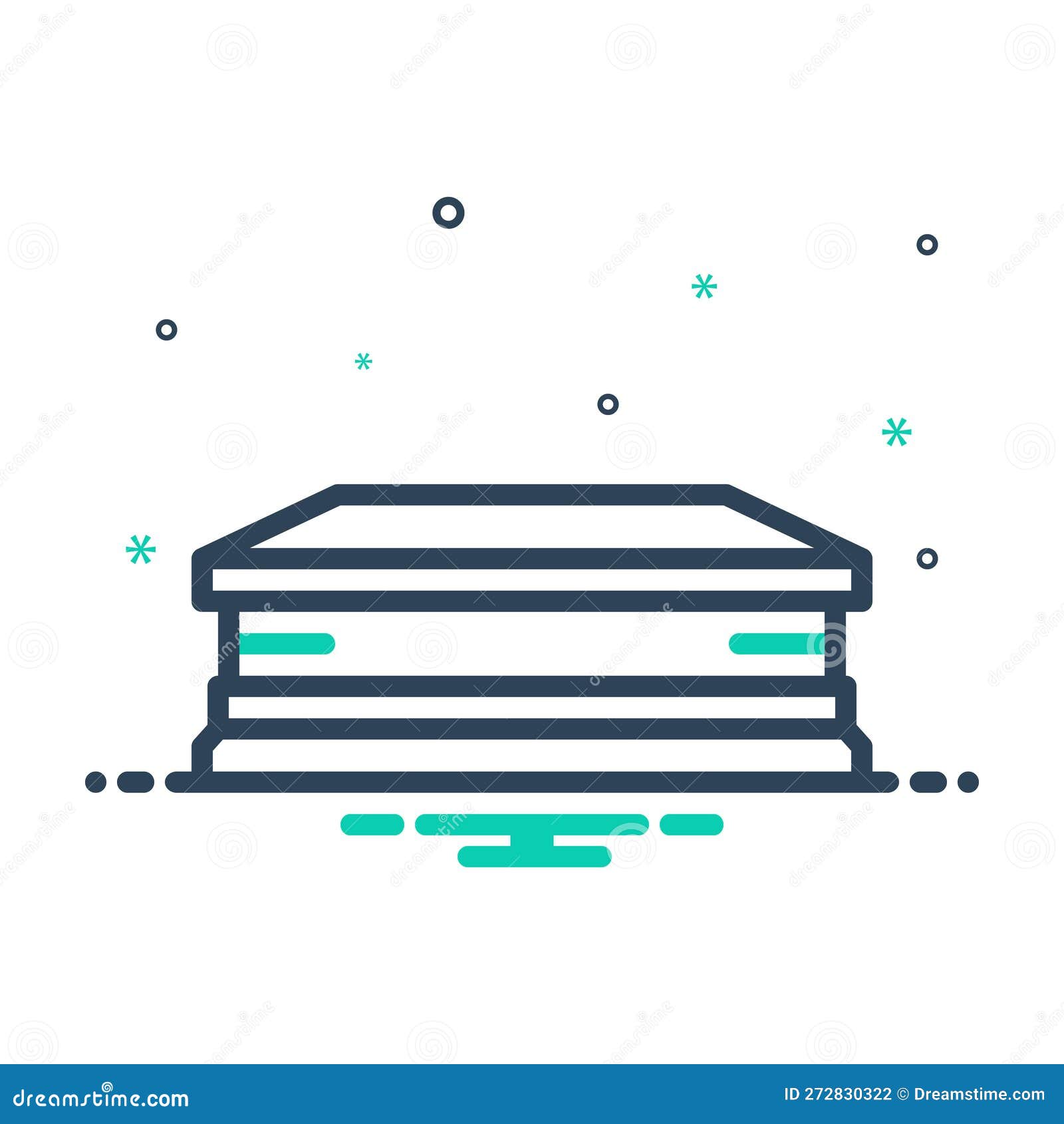 Mix Icon for Based, Founded and Platform Stock Vector - Illustration of ...