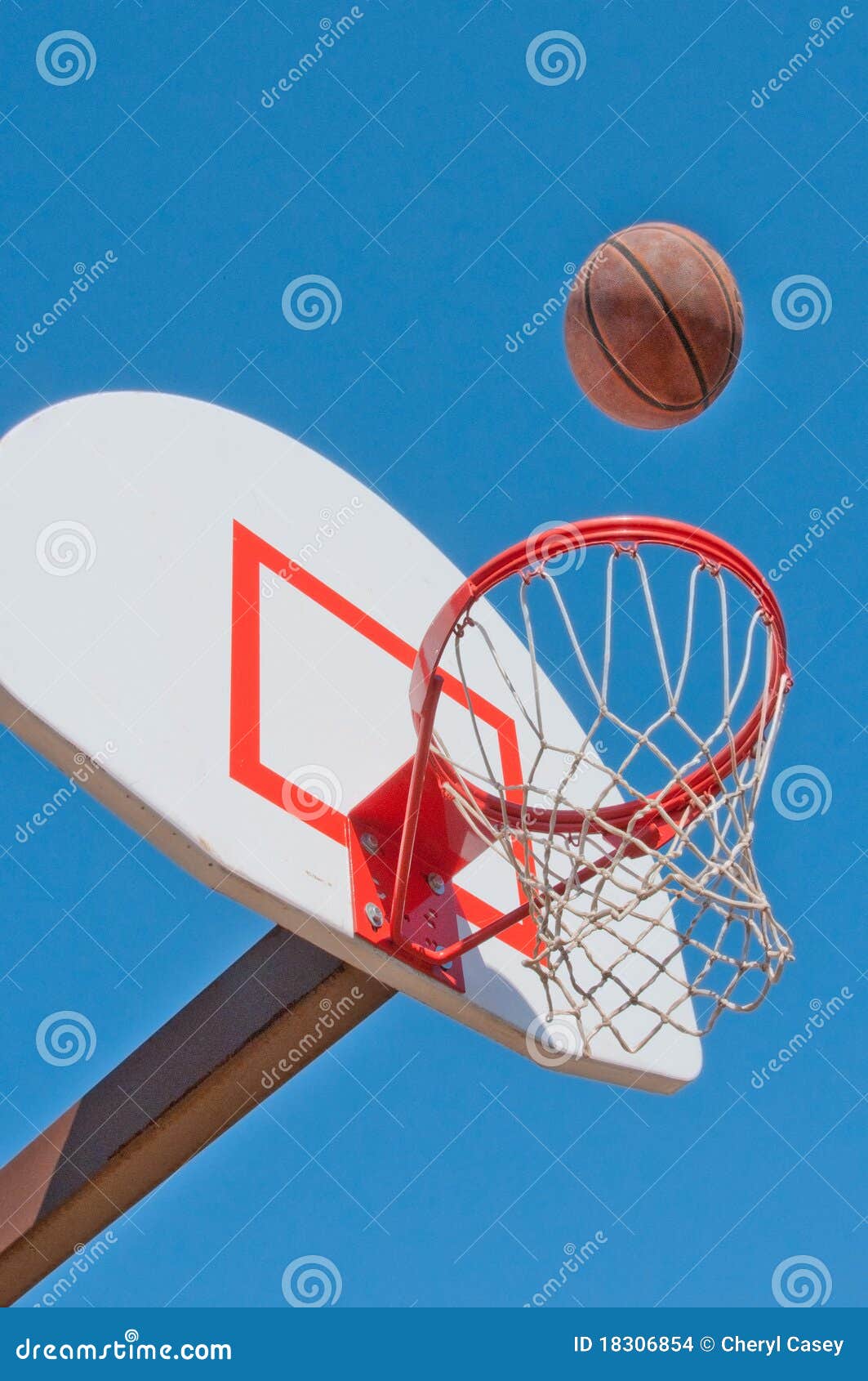 Baseketball goal stock photo. Image of carefree, recreation - 18306854