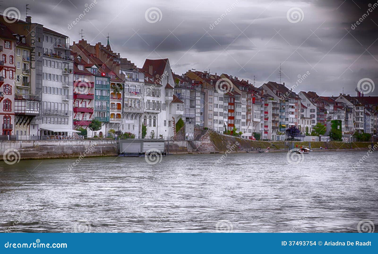 Basel panorama stock photo. Image of panorama, europe - 37493754