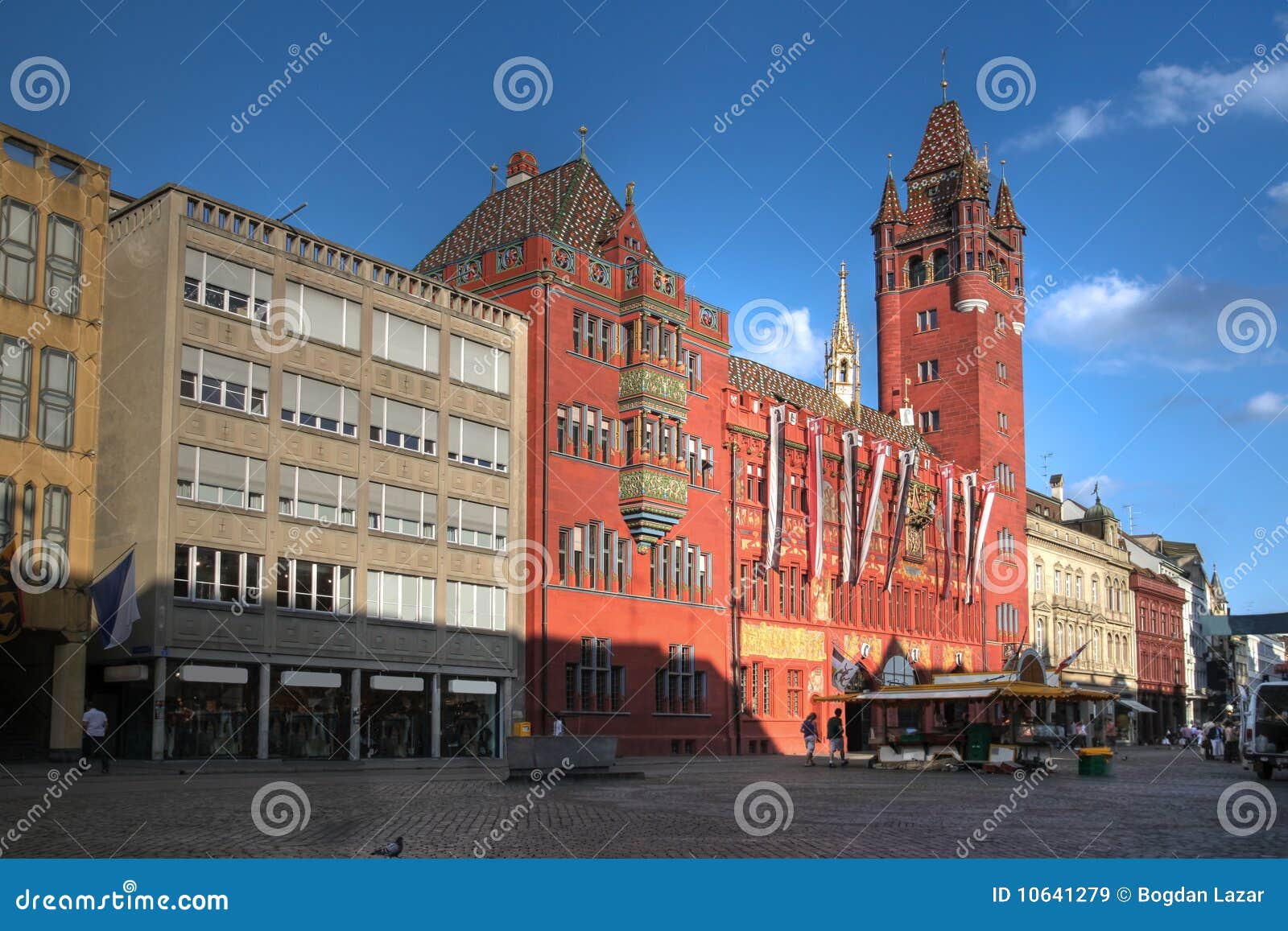 Basel Rathaus, Switzerland stock image. Image of building - 10641279
