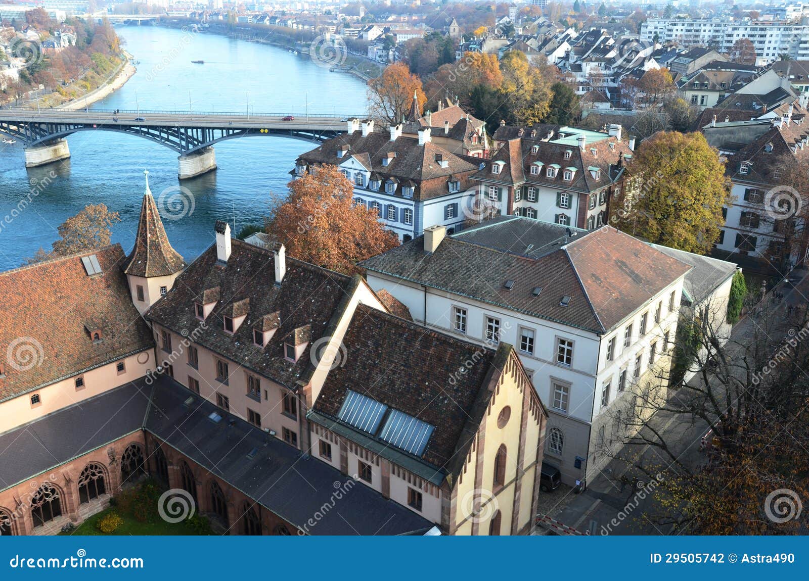 Basel, Switzerland stock photo. Image of bridge, town - 29505742