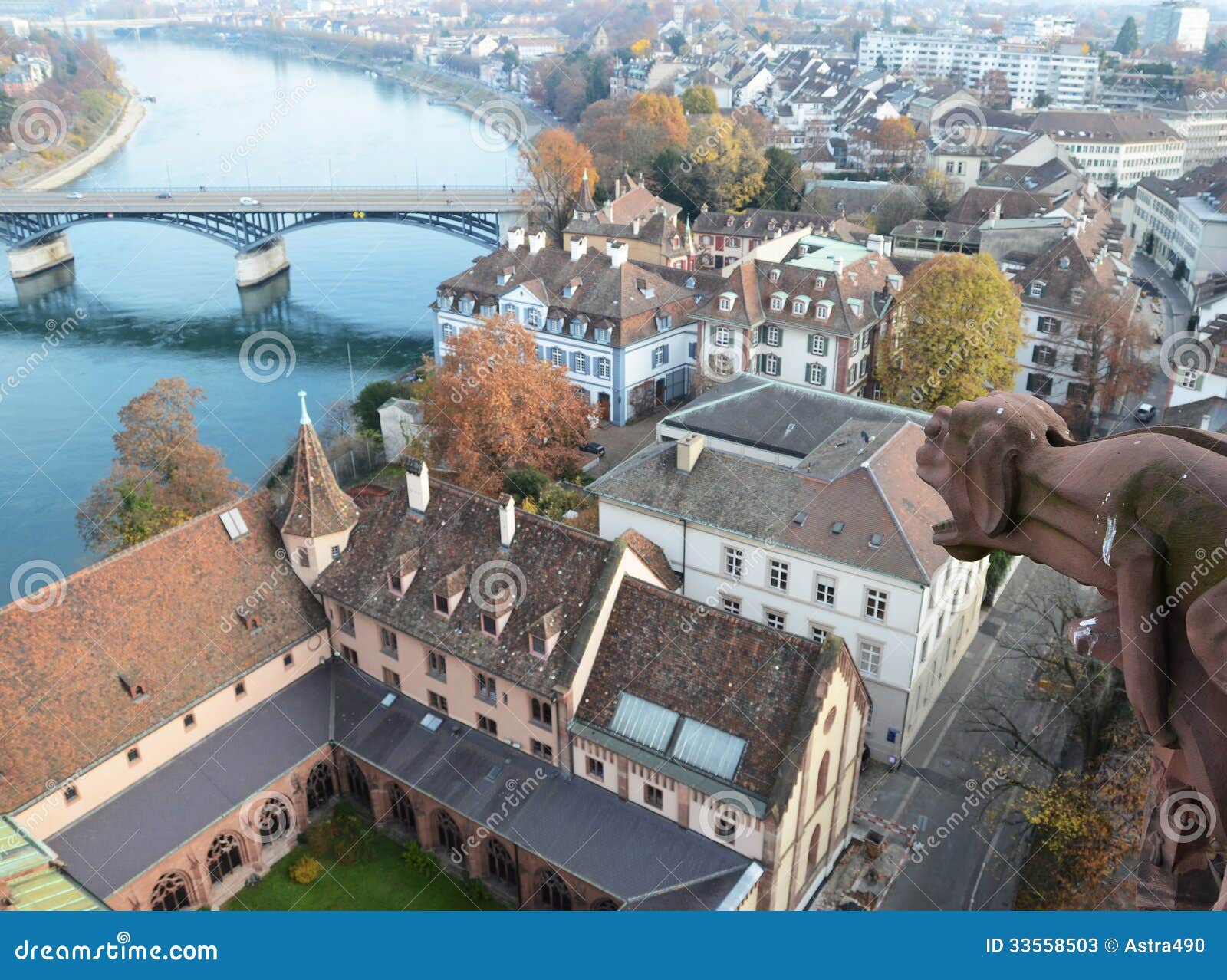 Basel, Switzerland stock image. Image of river, city - 33558503