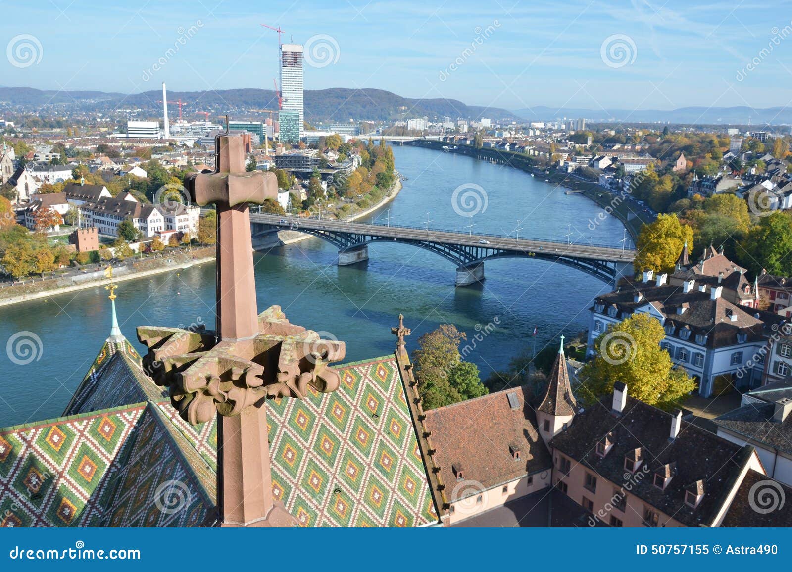 Basel, Switzerland stock image. Image of european, tile - 50757155