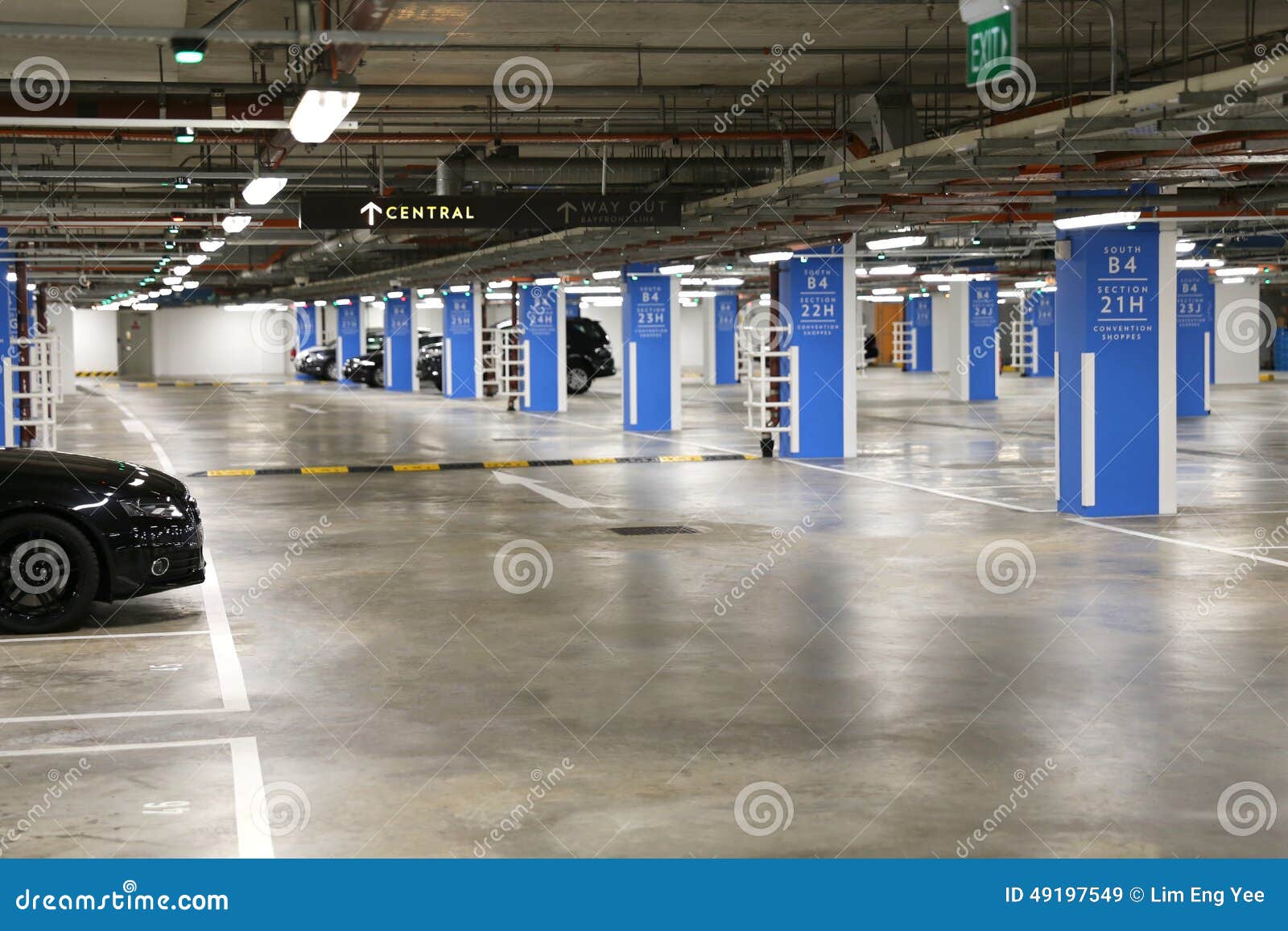 Basement Car Park stock image. Image of basement, moter - 49197549