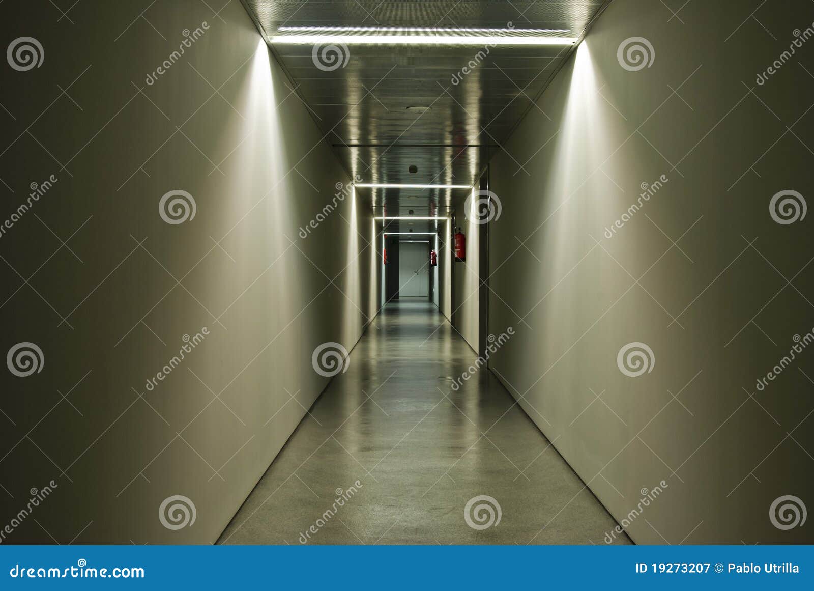 Basement corridor stock image. Image of place, corridor - 19273207