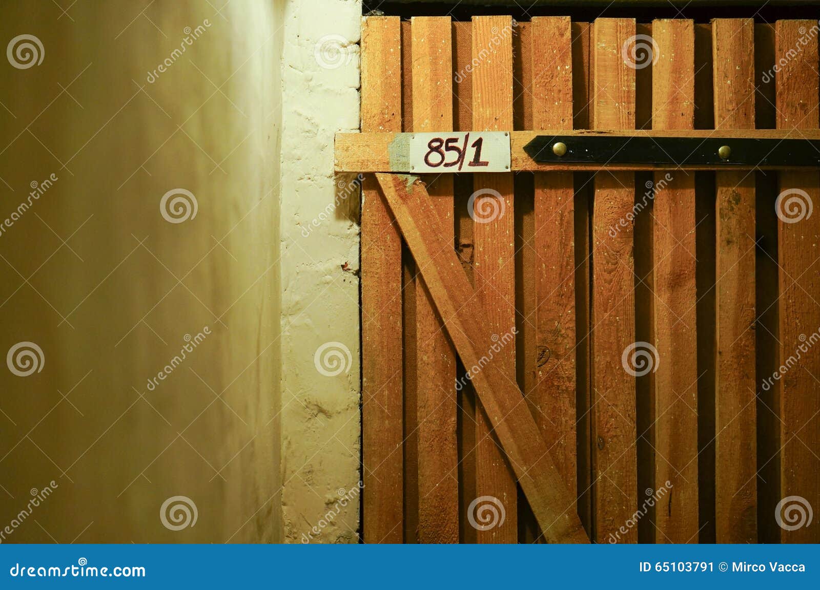 Basement door stock image. Image of corridor, lock, door - 65103791