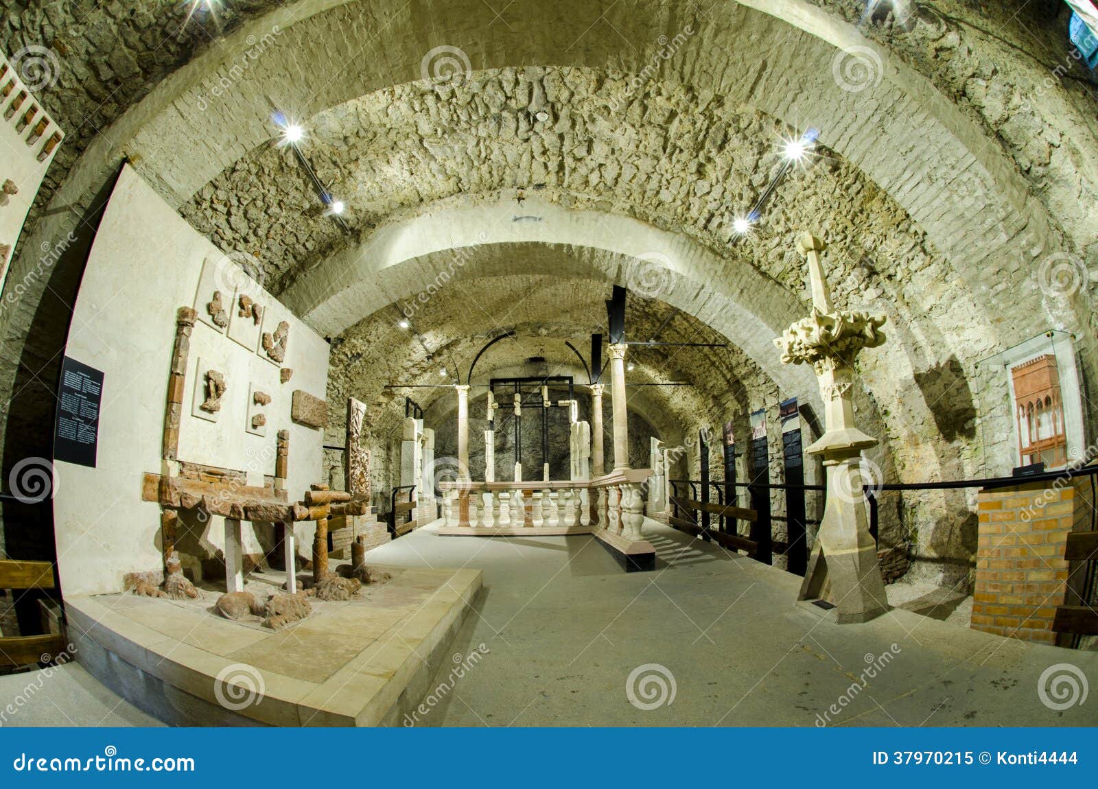 In the basement. stock image. Image of barrier, castle - 37970215