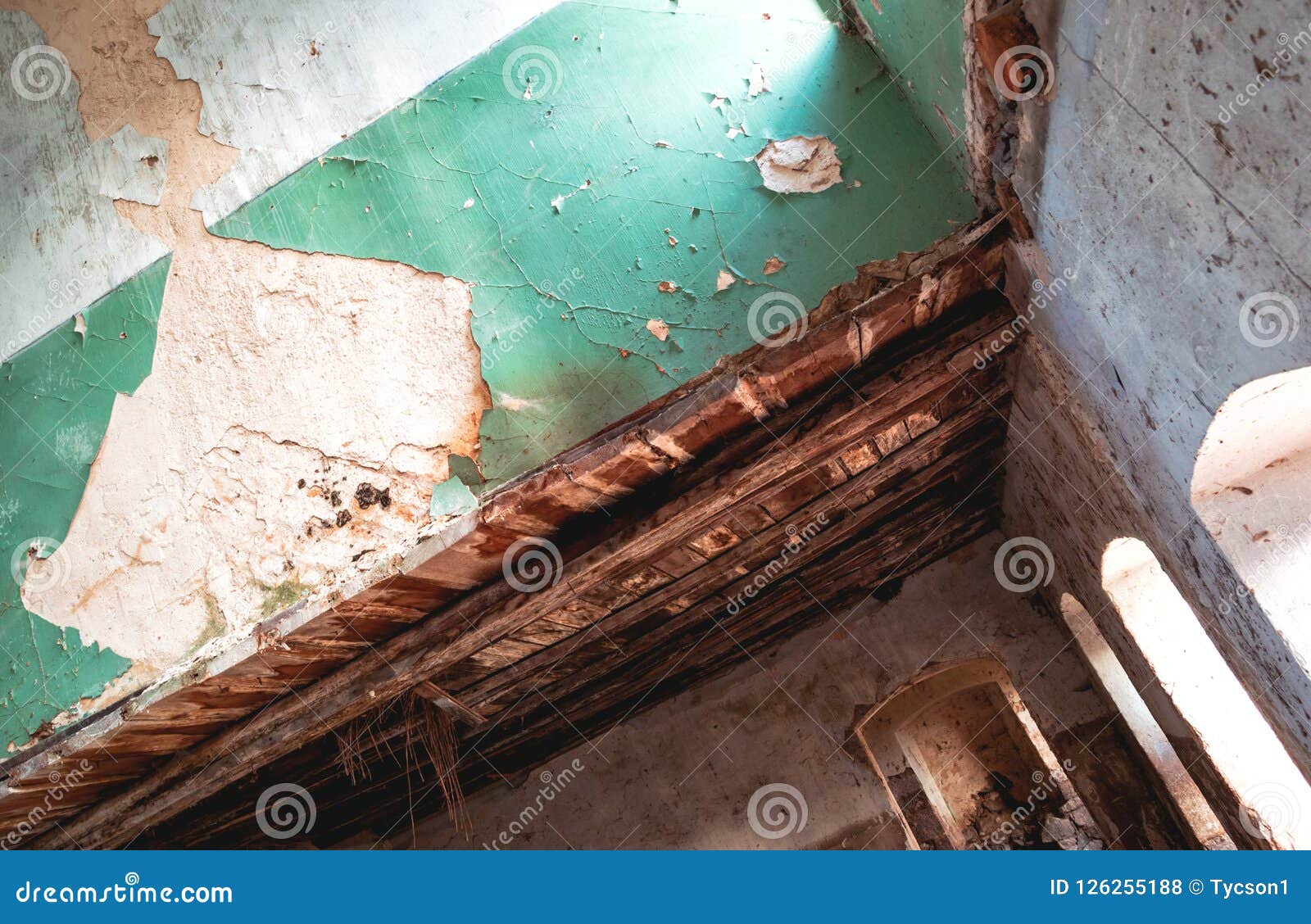 Basement of an Old Dilapidated Building Stock Photo - Image of city ...