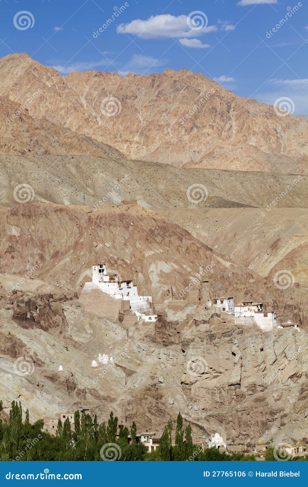 Basgo Buddhist Monastery in Ladakh, India Stock Photo - Image of ...