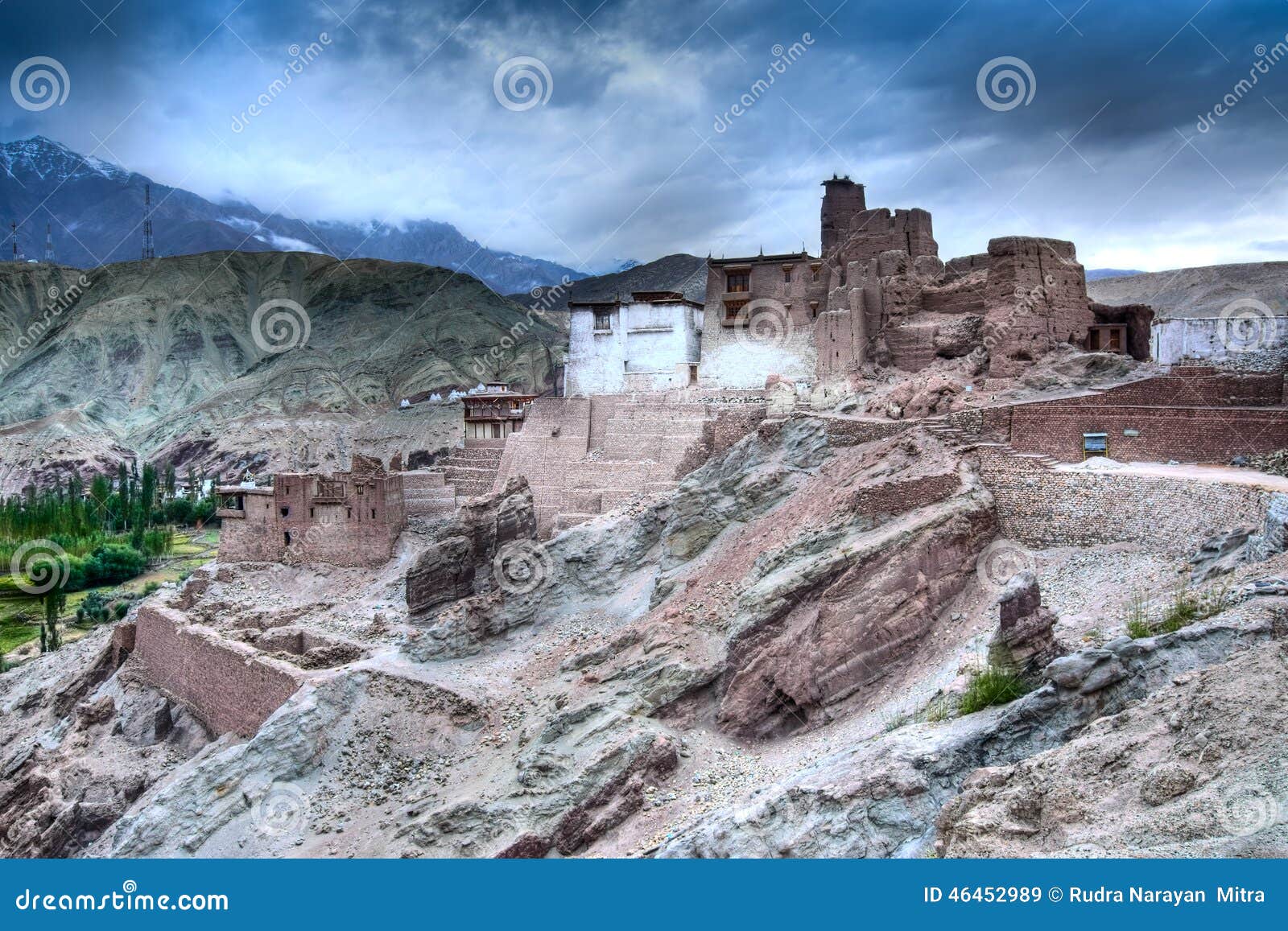 Basgo Monastery in Basgo, Ladakh, India Stock Image - Image of heaven ...