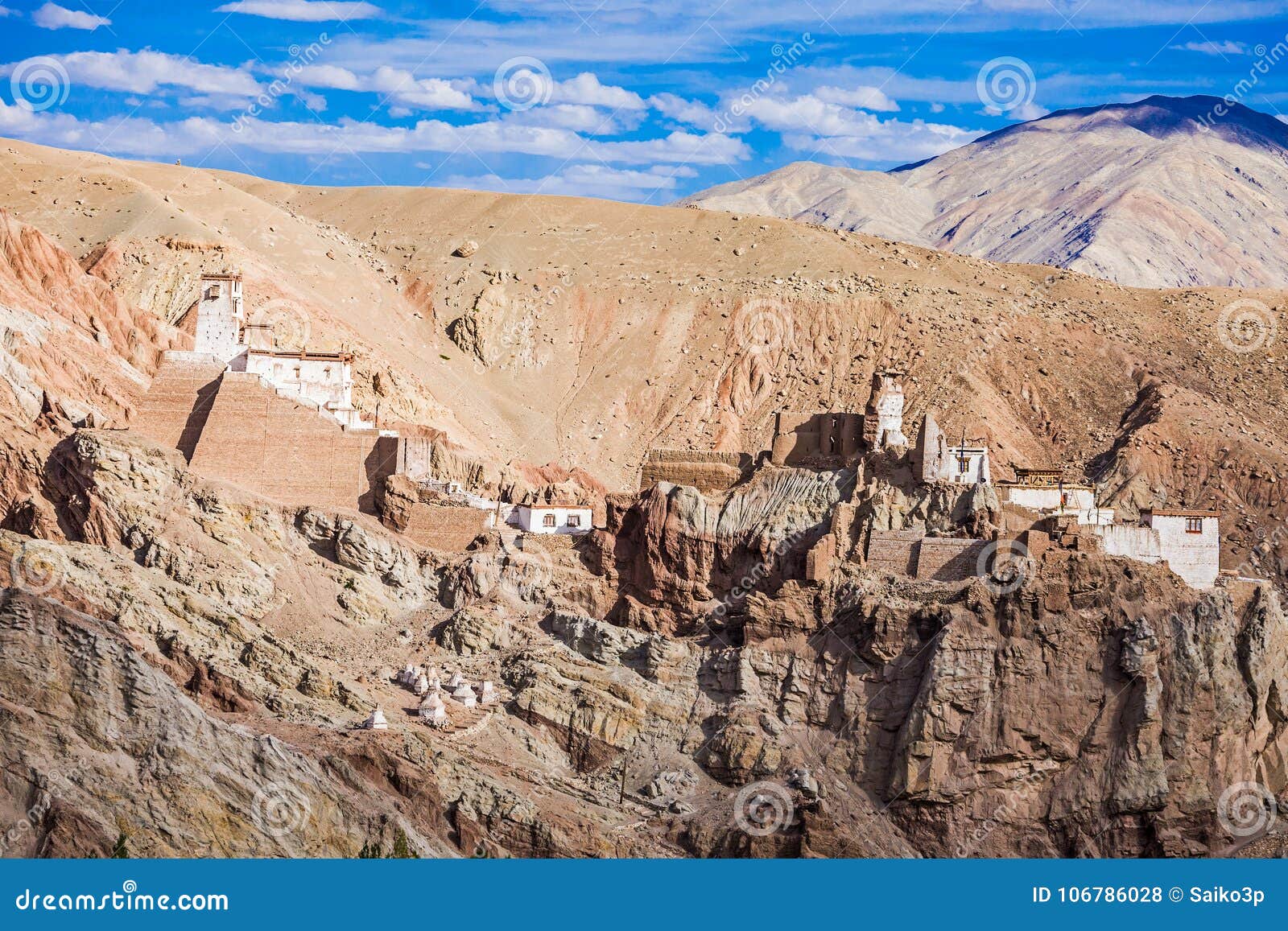 Basgo Monastery stock photo. Image of kashmir, asia - 106786028